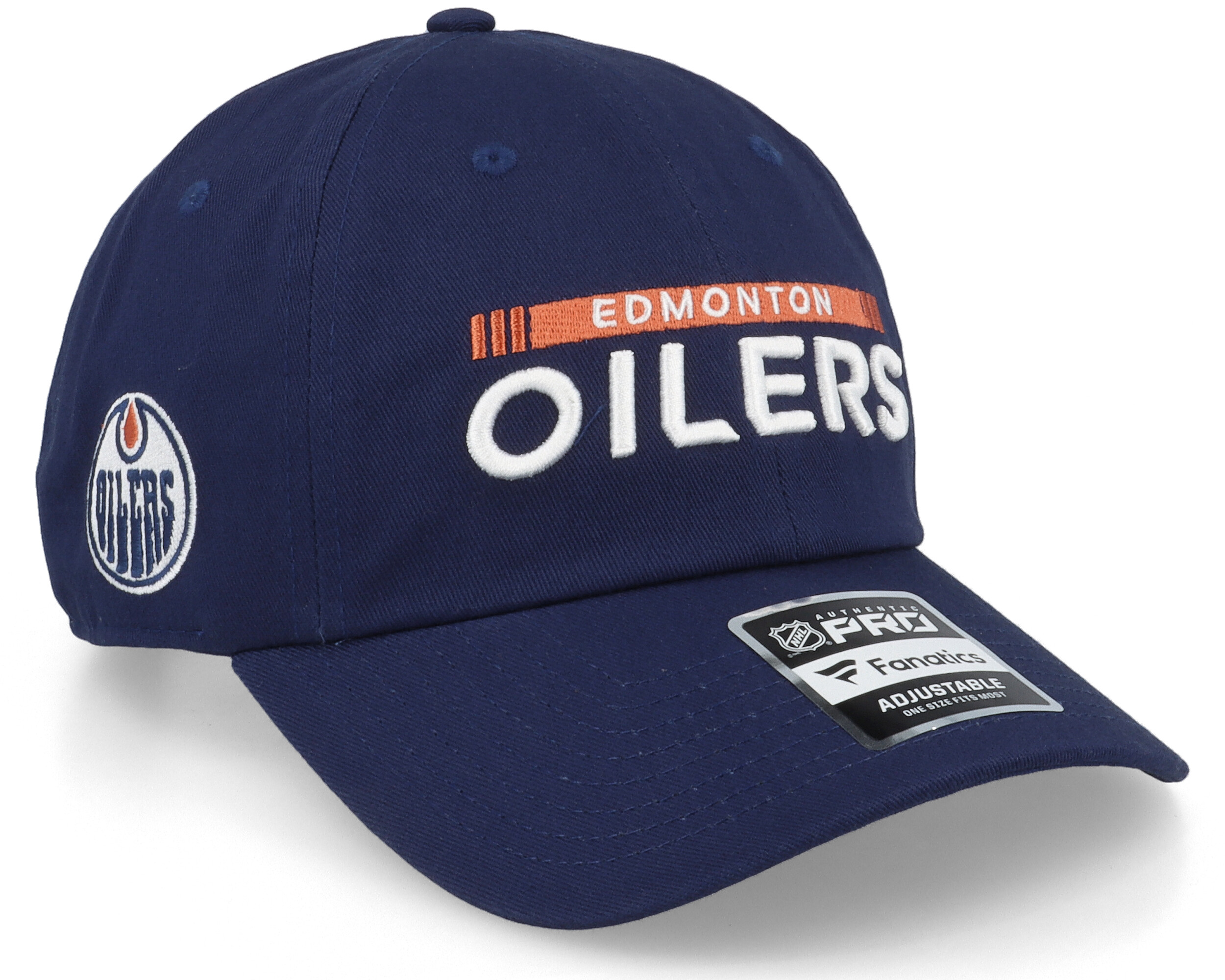 Edmonton Oilers Authentic Pro Game&Train Athl Navy Dad Cap ...