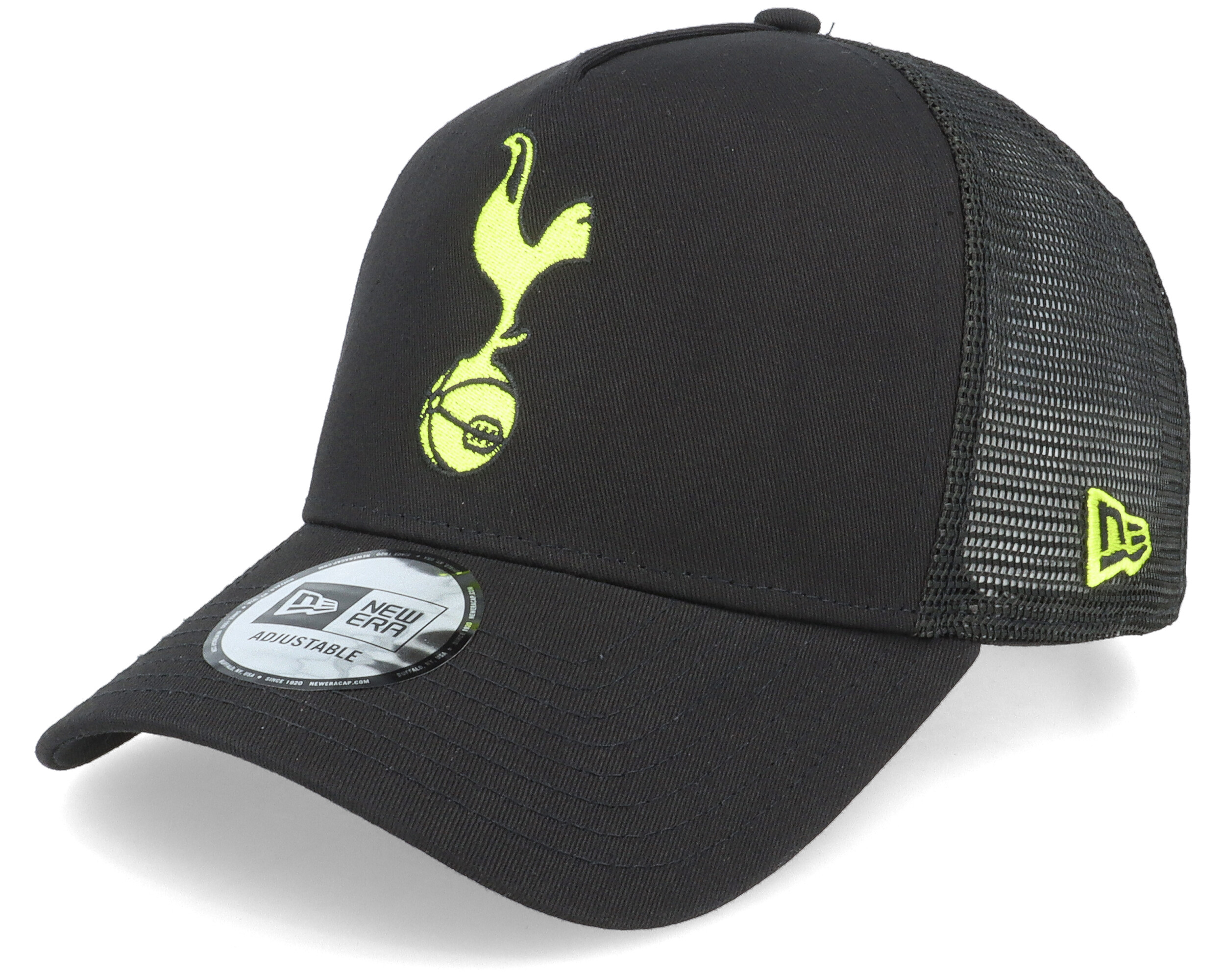 Tottenham Hotspur Seasonal Pop A-Frame Black/Cyber Green Trucker - New ...