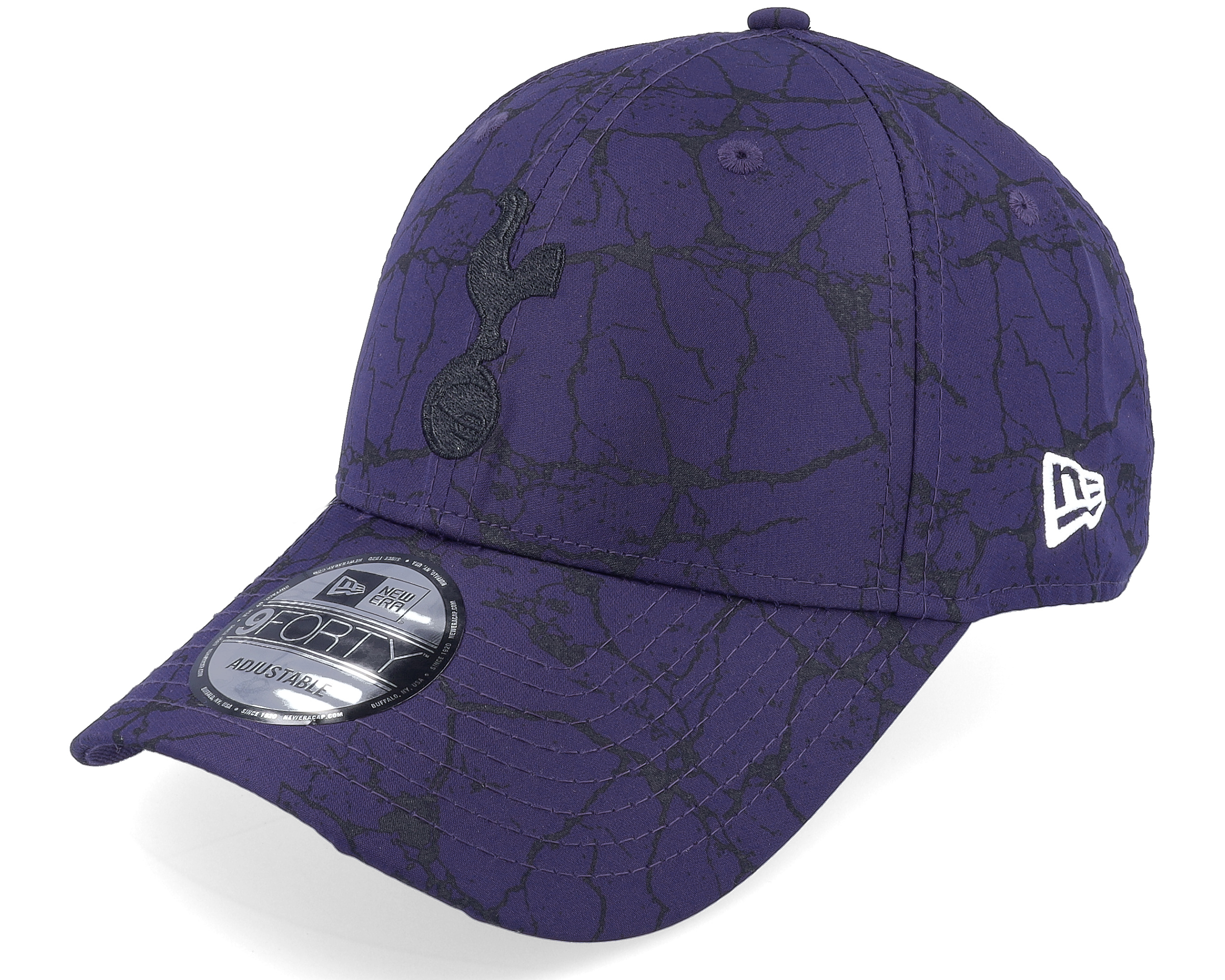 Tottenham Hotspur Marble 9FORTY Navy Adjustable | Hatstoreworld.com