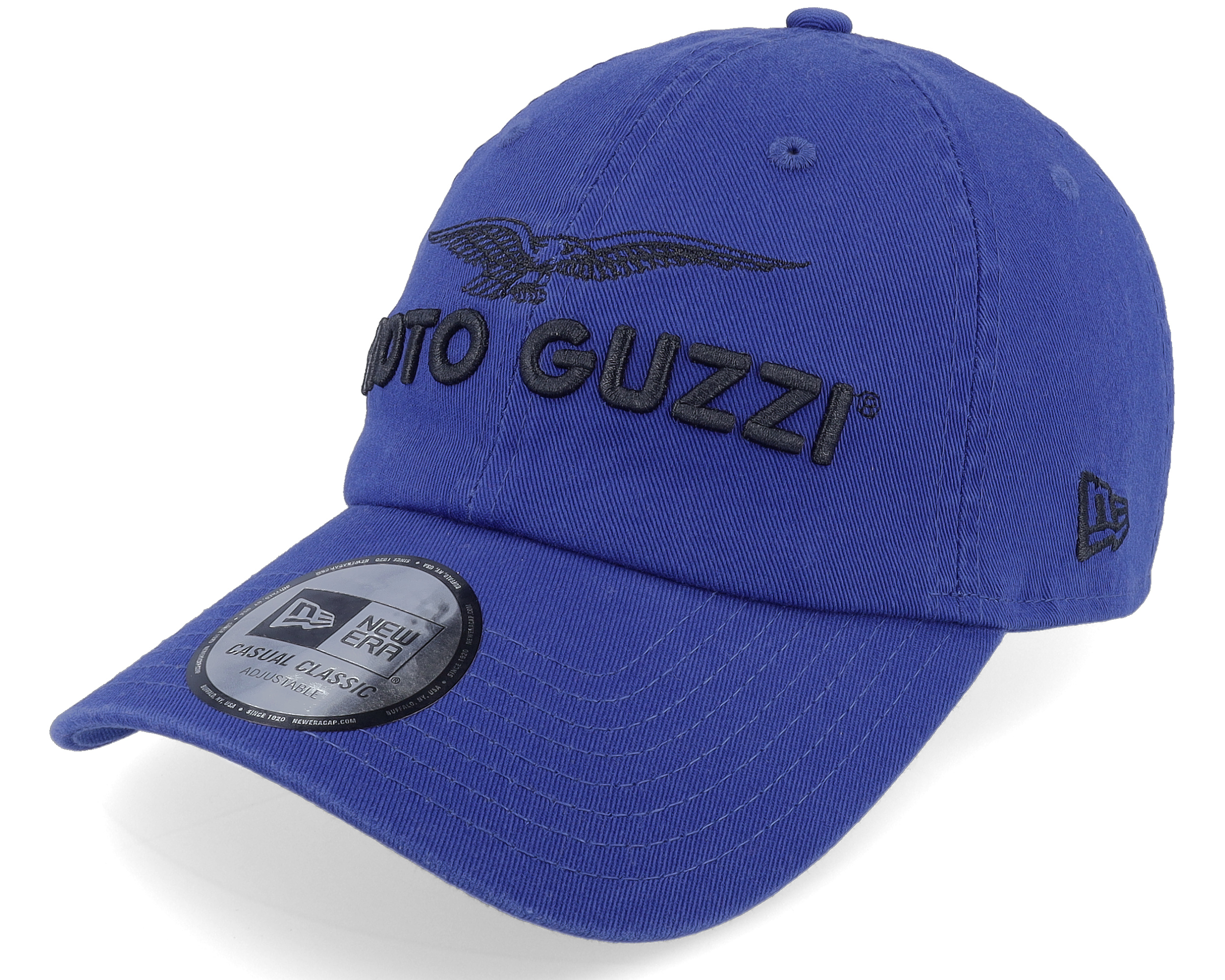 Moto Guzzi Essential Casual Classic Royal Blue Dad Cap - Hatstore.se