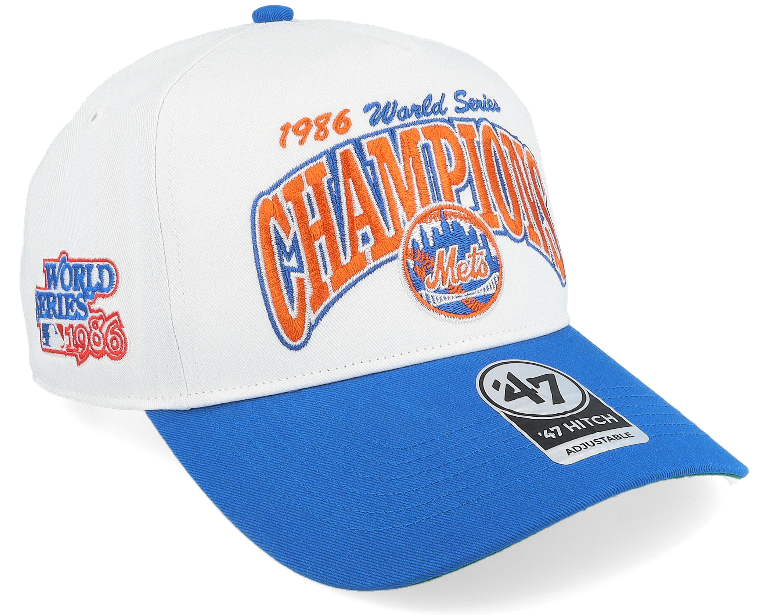 New York Mets Arch Champ Hitch White A-frame Adjustable - 47 Brand 棒球帽 ...