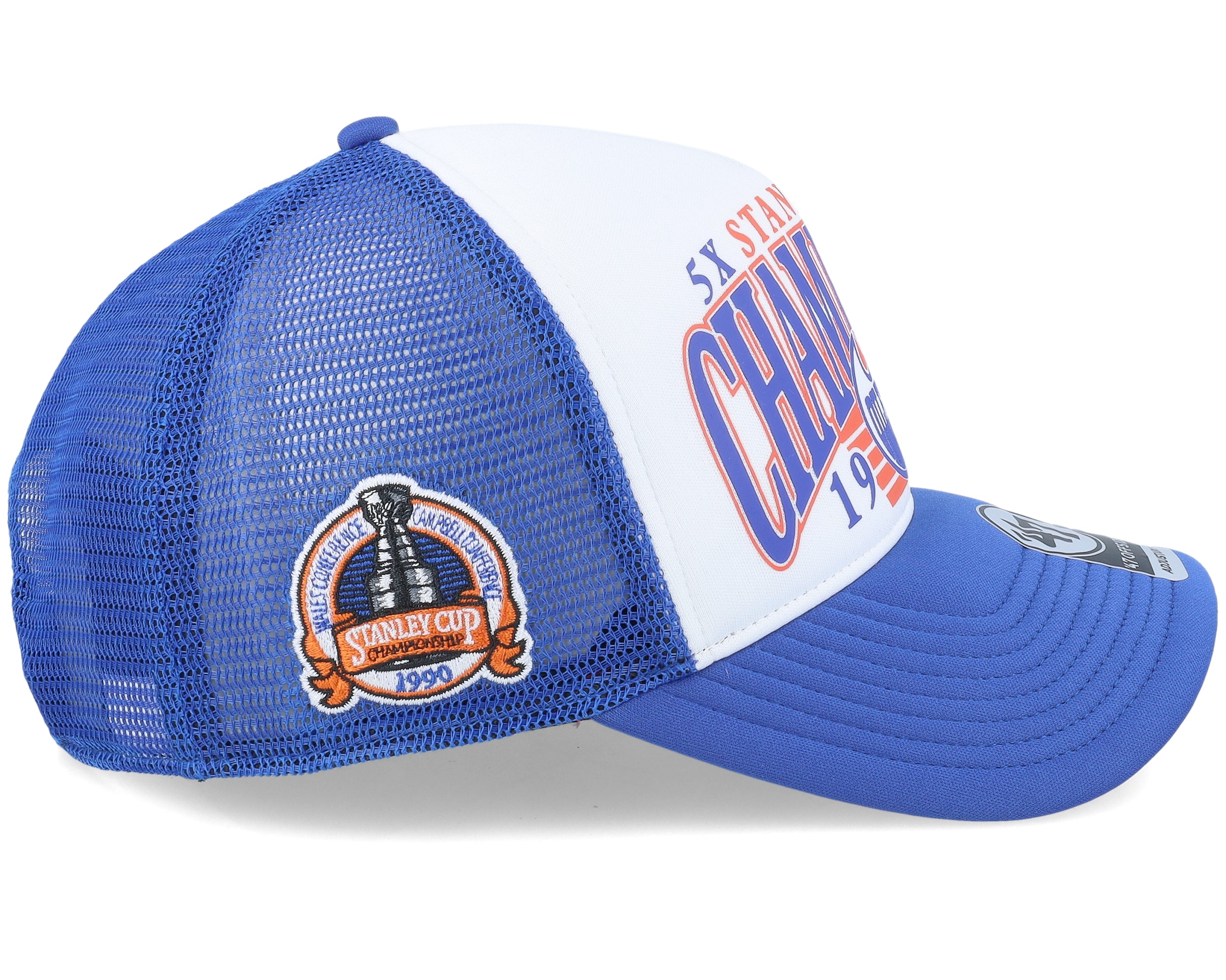Edmonton Oilers NHL Foam Champ Offside Dt White/Royal Trucker - 47 ...