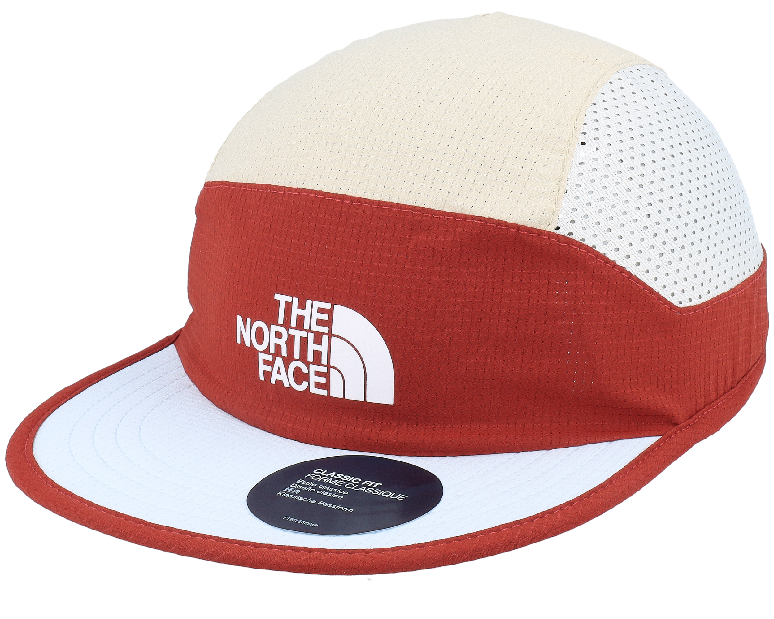 Summer Light Run Hat Iron Red/Gravel/Barely 5-Panel - The North Face ...