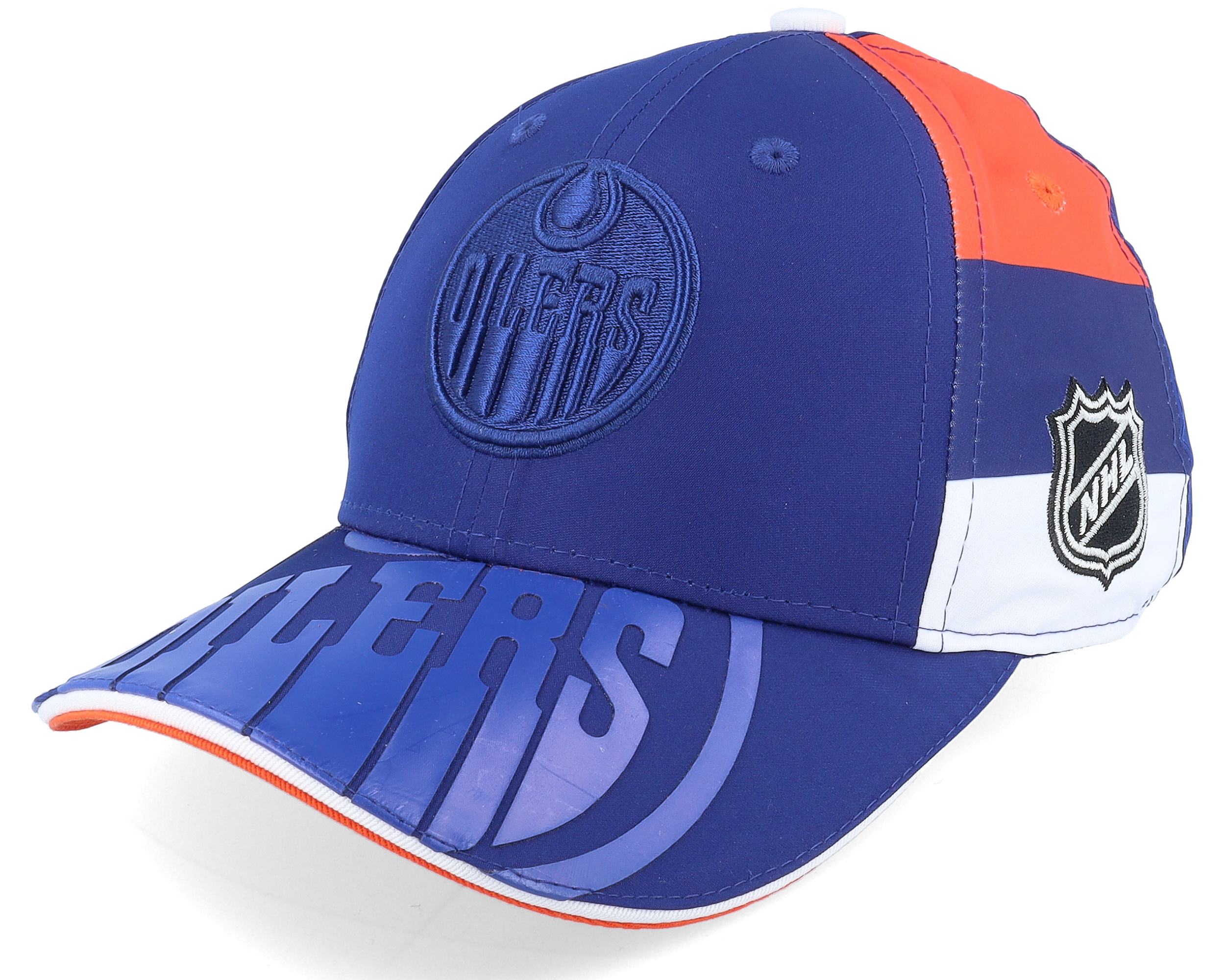 Kids Edmonton Oilers Face-off Structured Royal Adjustable ...