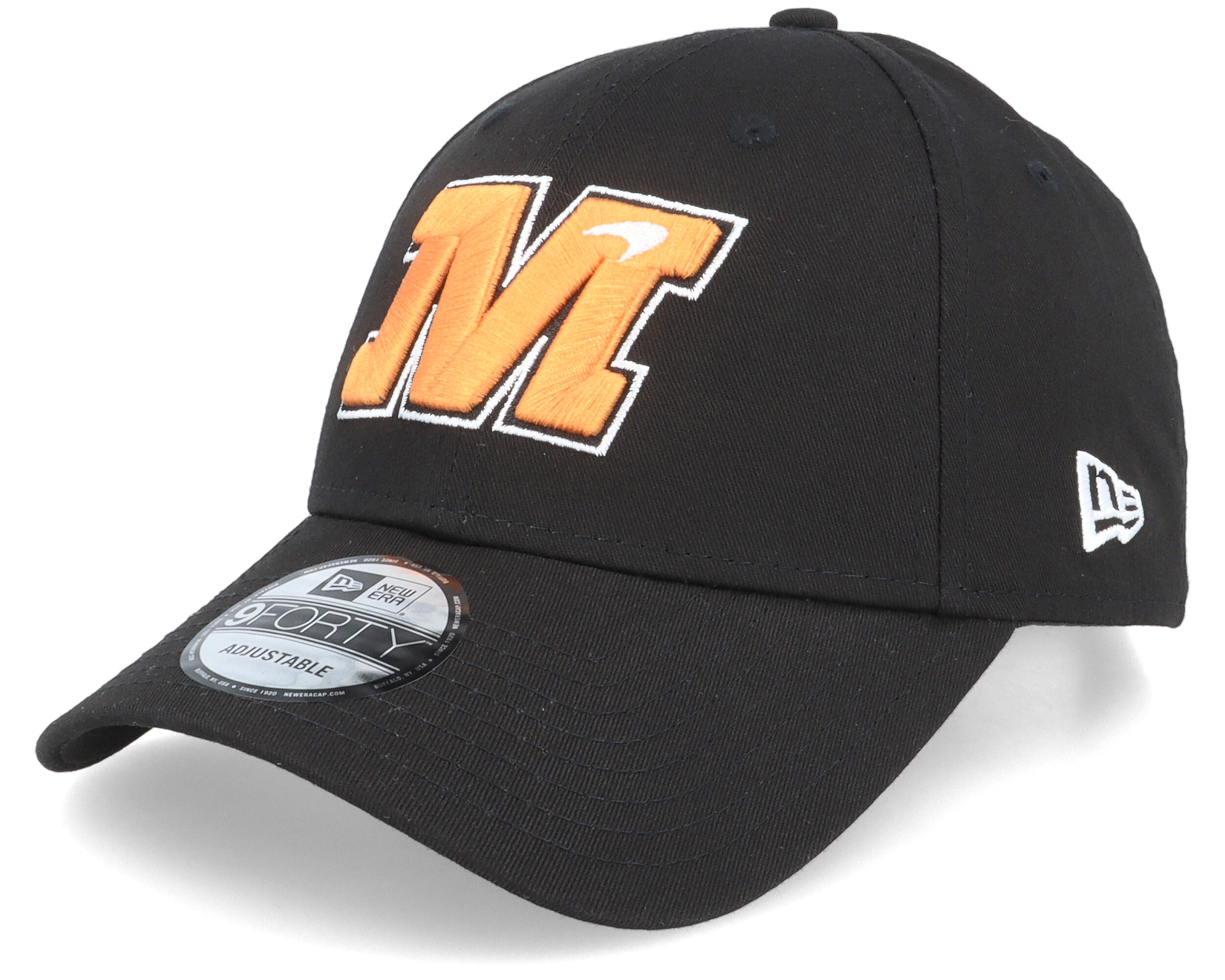 McLaren F1 M 9FORTY Black/Orange Adjustable - Hatstore.se