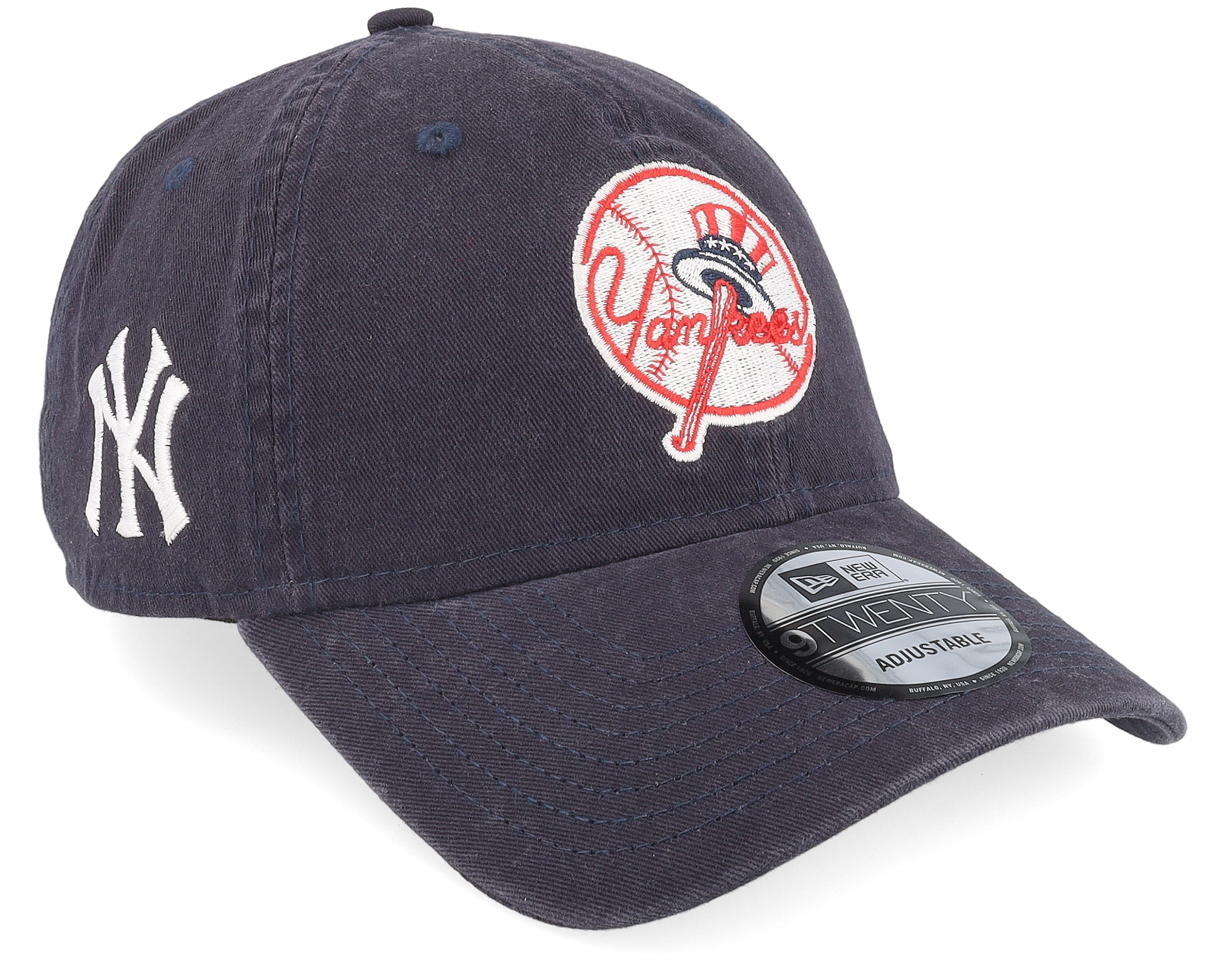 New York Yankees Team Patch 9TWENTY Navy Dad Cap | Hatstoreworld.com