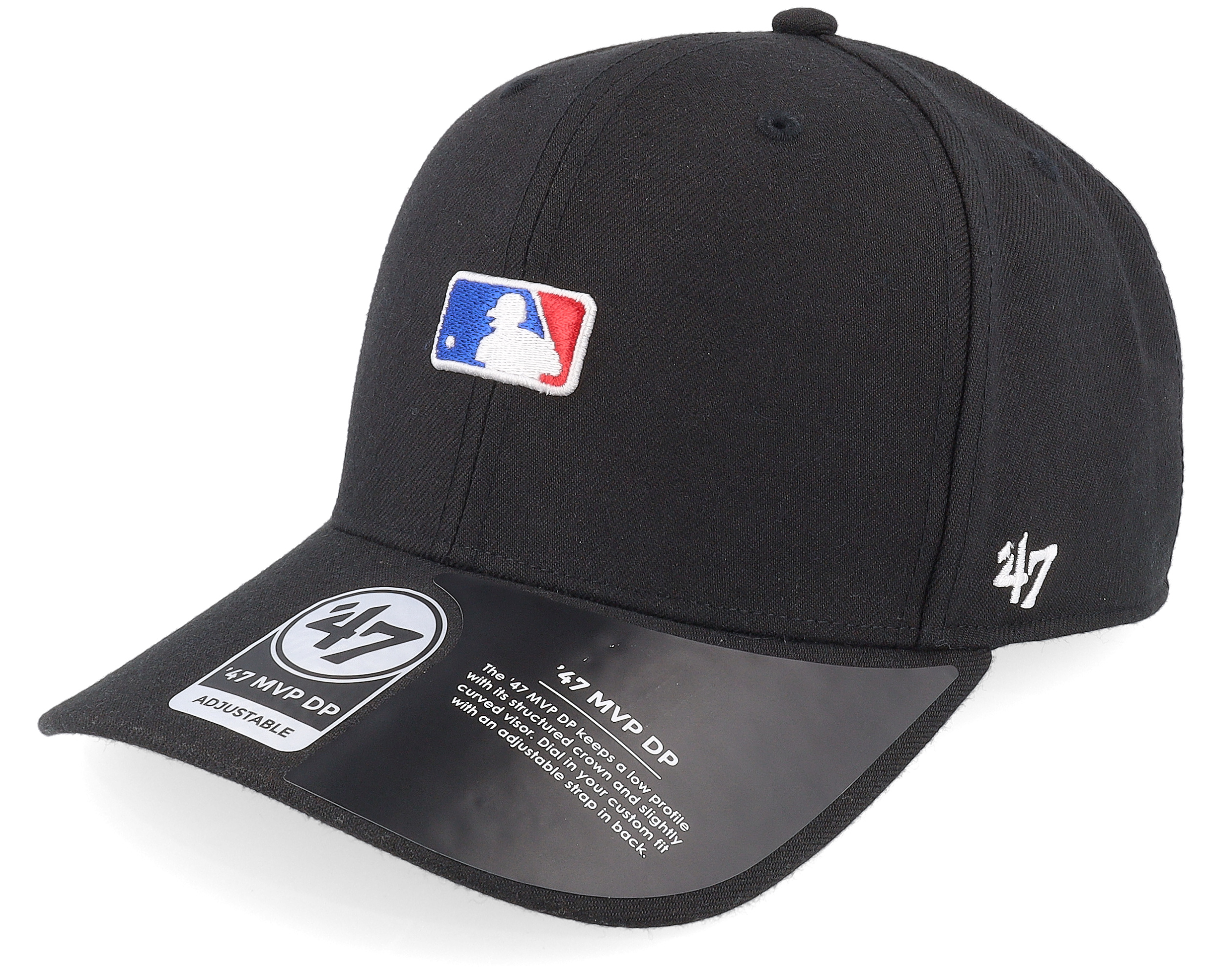 MLB Batter Man Logo Base Runner Mvp Dp Black Adjustable - 47 Brand ...