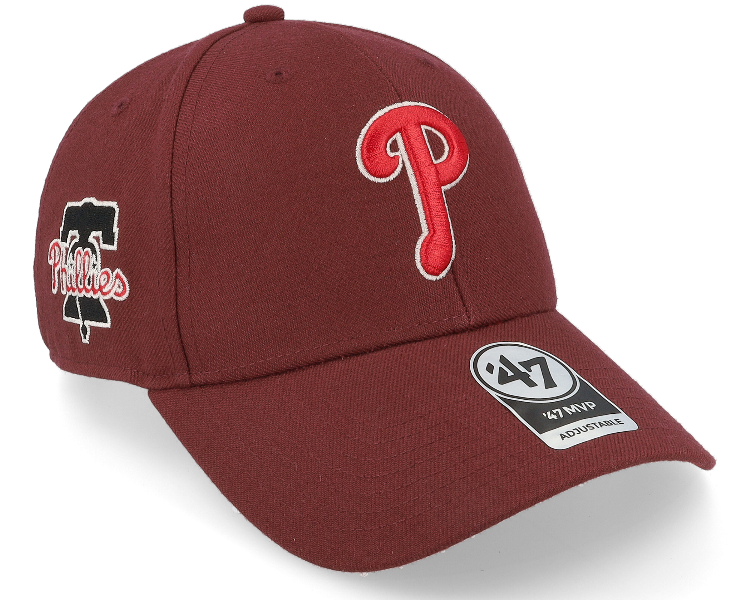Philadelphia Phillies MLB Sure Shot 47 Mvp Dark Maroon Adjustable - 47 ...