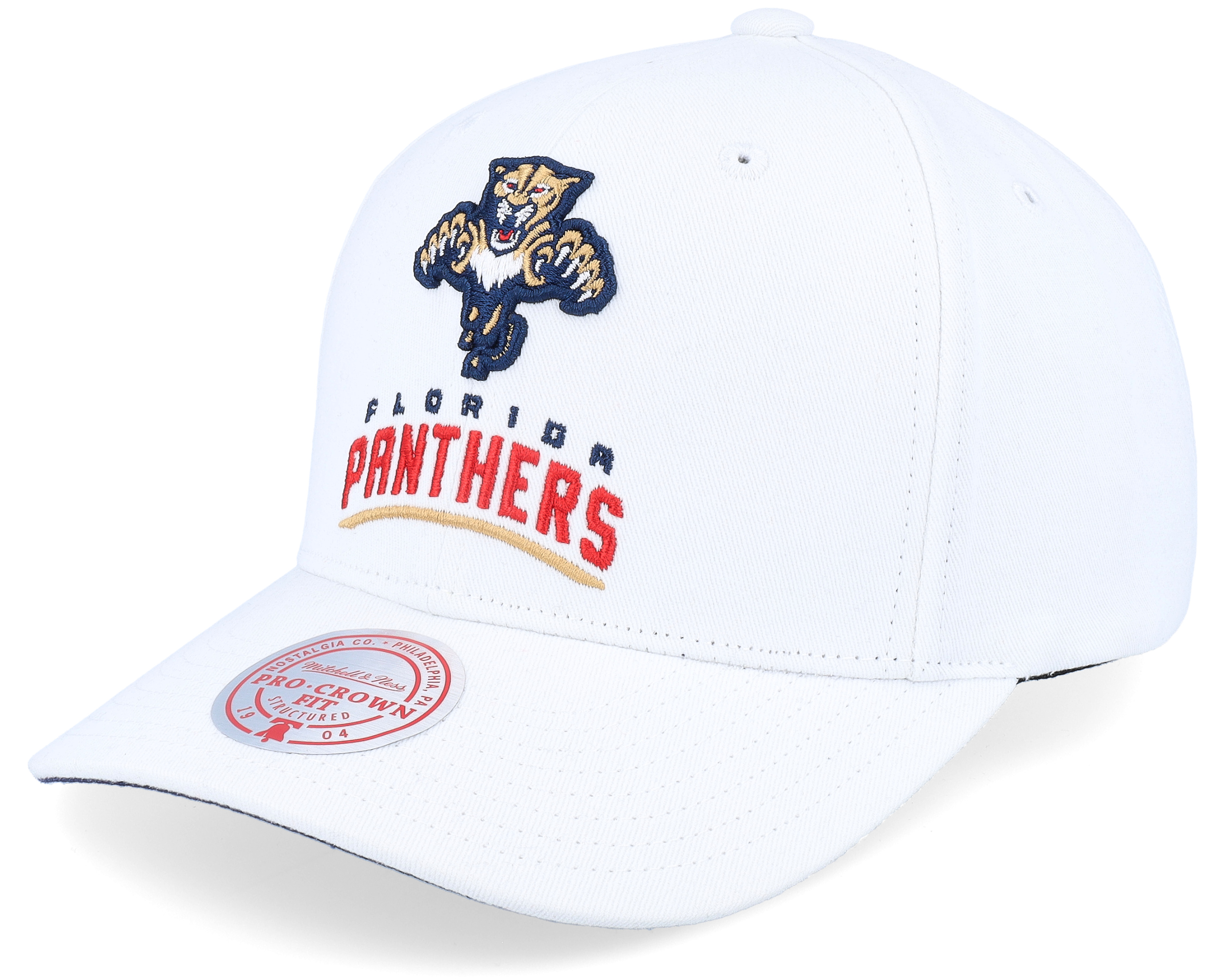 Florida Panthers All In Pro White Adjustable - Mitchell & Ness ...