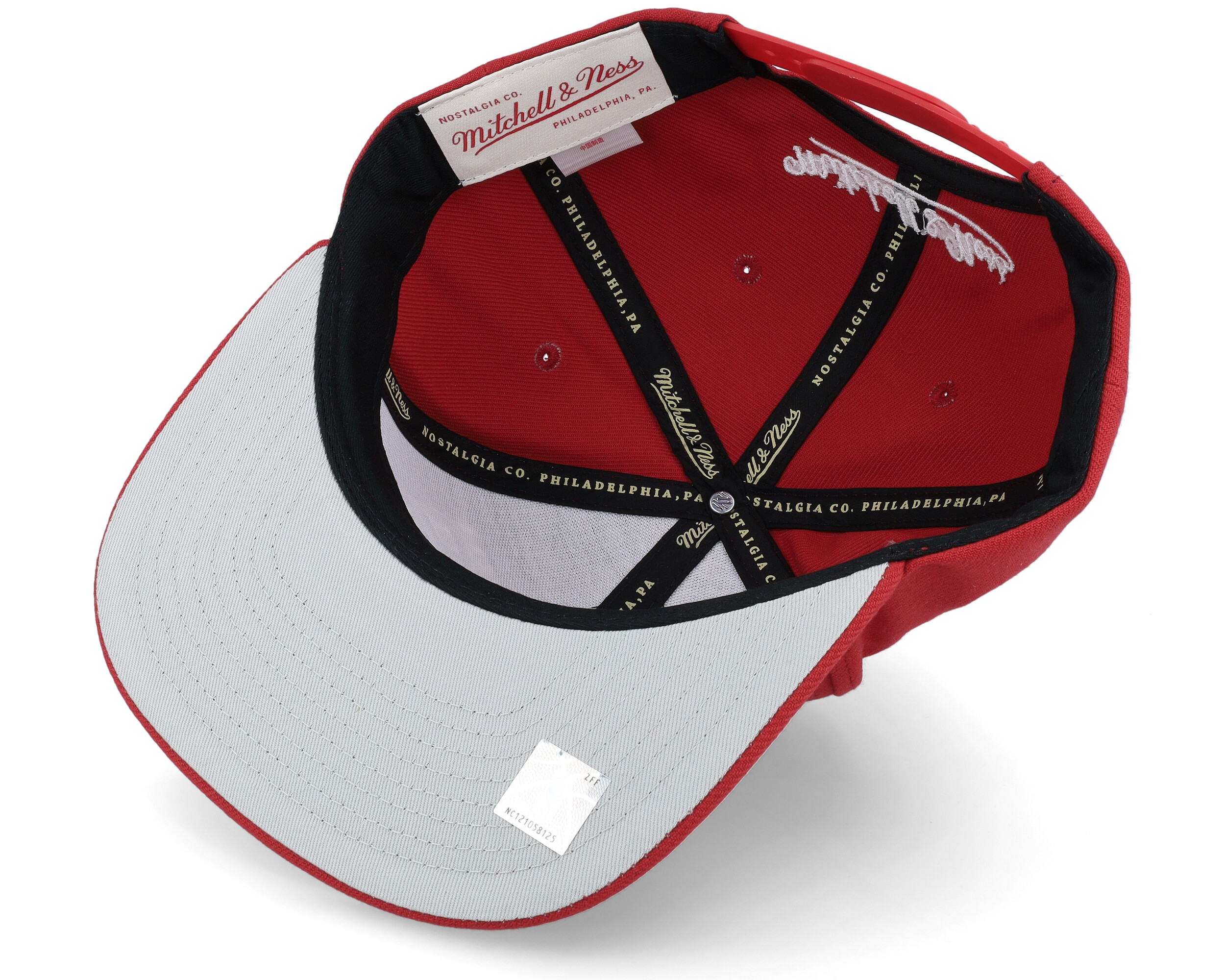 Chicago Bulls Champ Stack Red Snapback - Mitchell & Ness ...