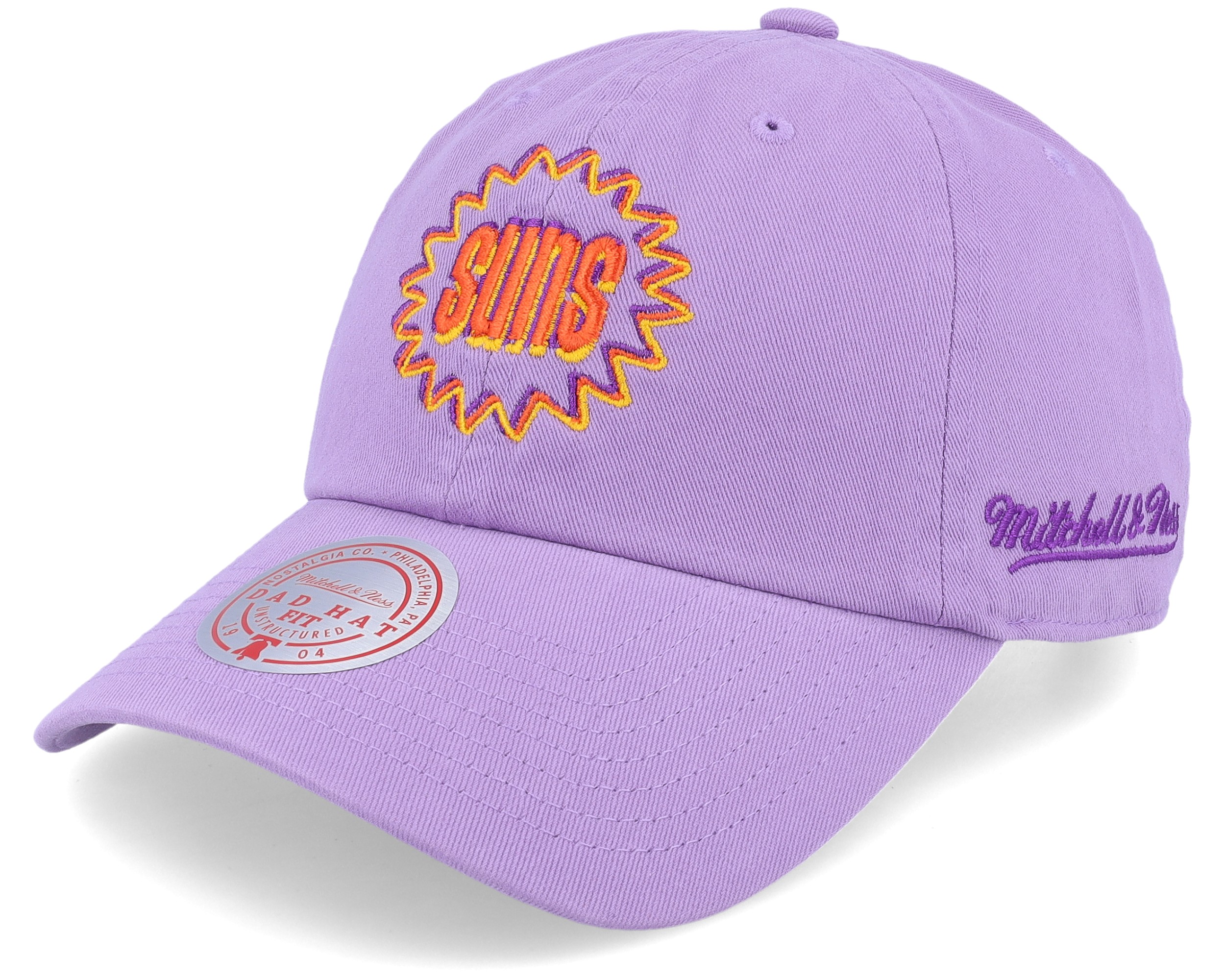 Phoenix Suns Golden Hour Glaze Purple Dad Cap - Mitchell & Ness ...