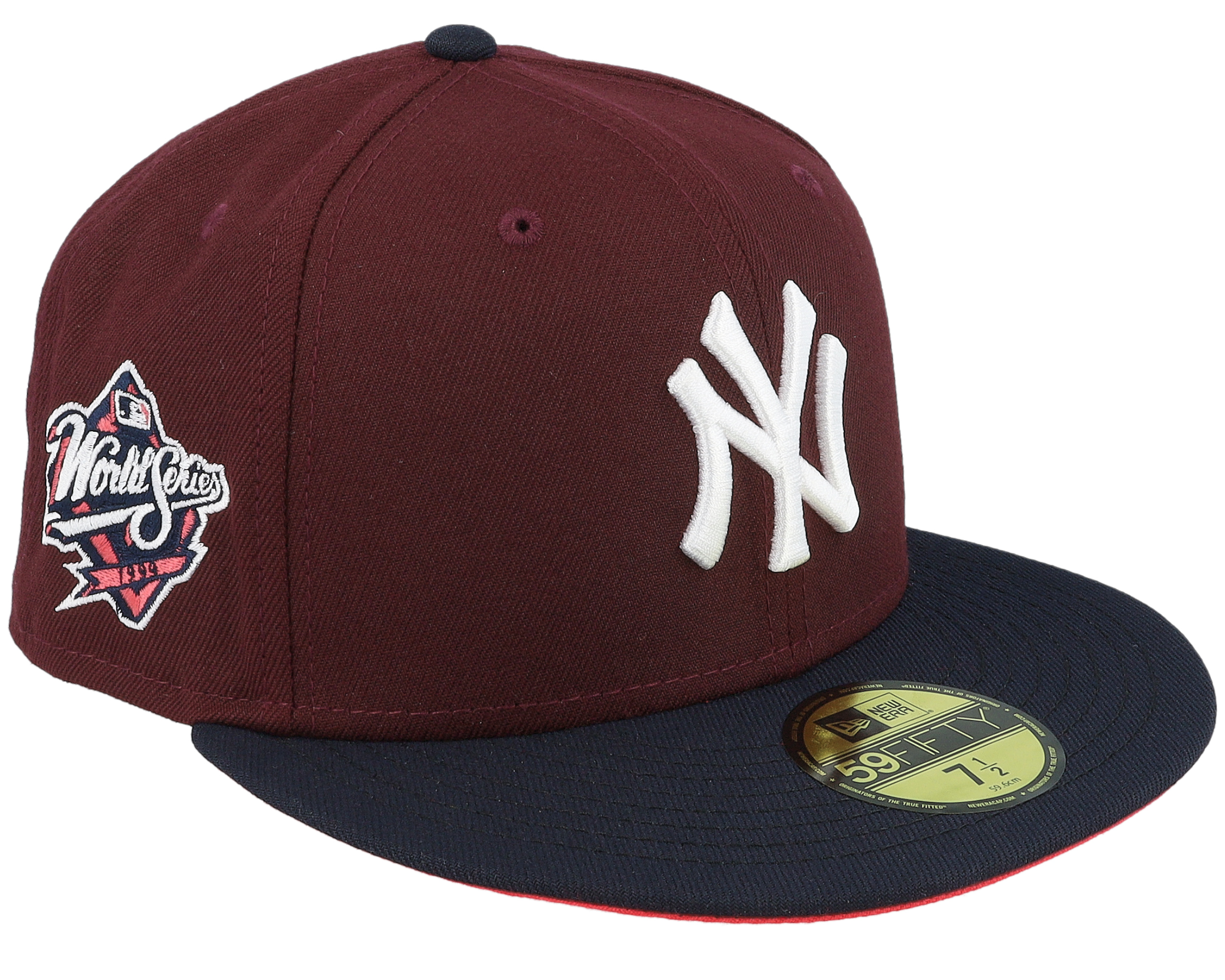 New York Yankees Colossus Pack 59FIFTY Maroon/Navy/Lava Fitted ...