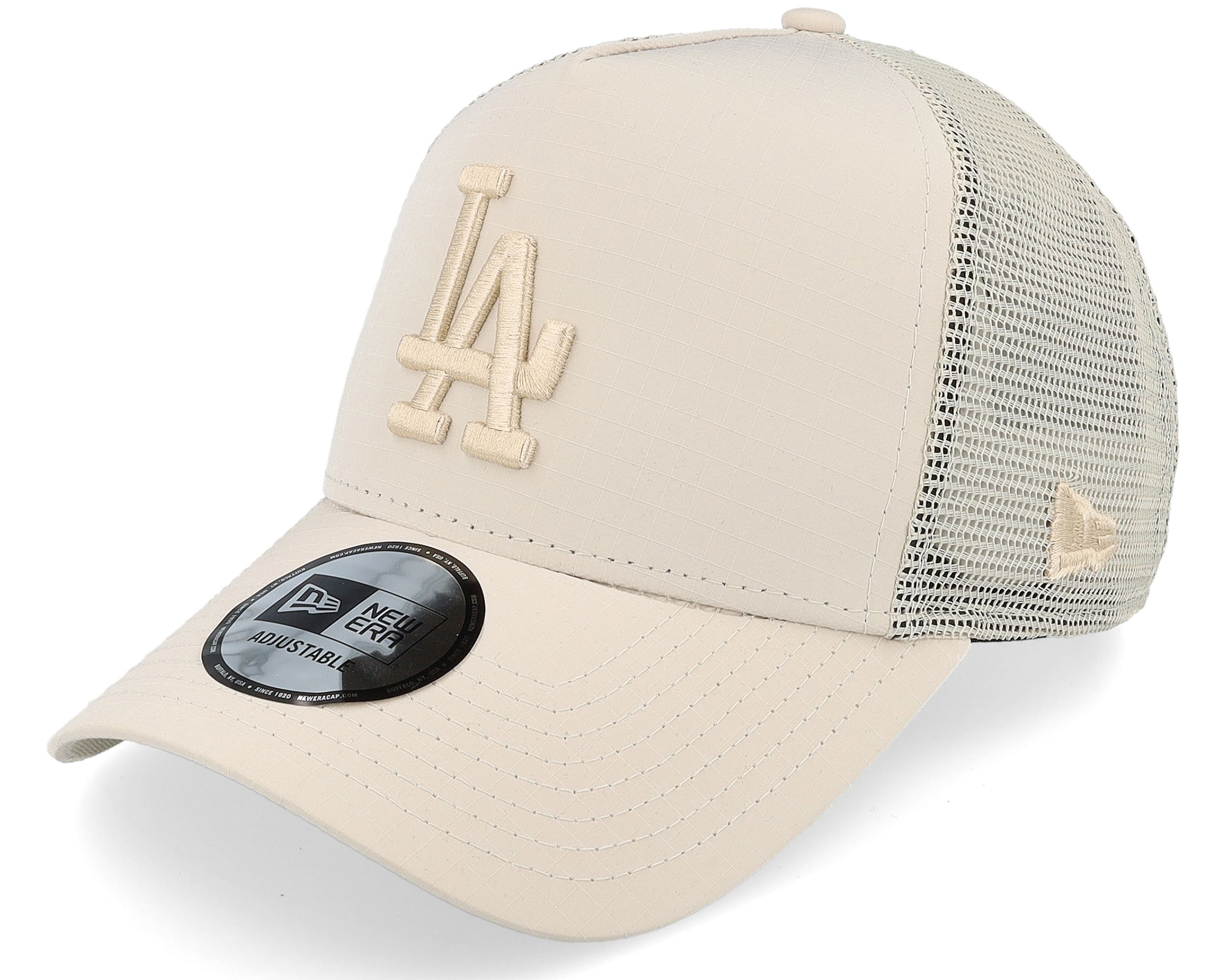 Los Angeles Dodgers Tech Ripstop Stone/Stone Trucker - New Era cap ...