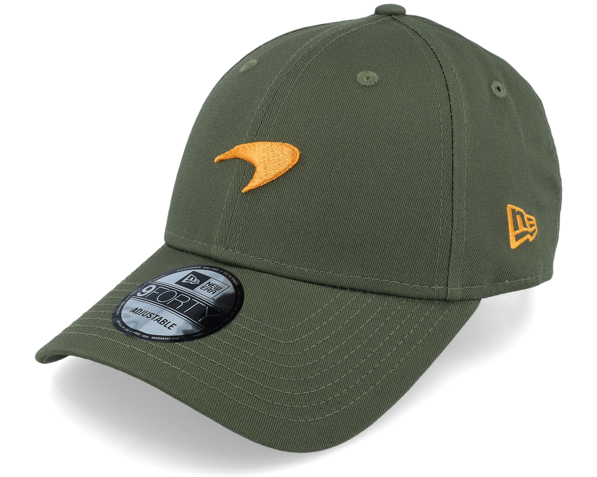 McLaren F1 Seasonal 9FORTY New Olive Adjustable - New Era | Hatstore.com