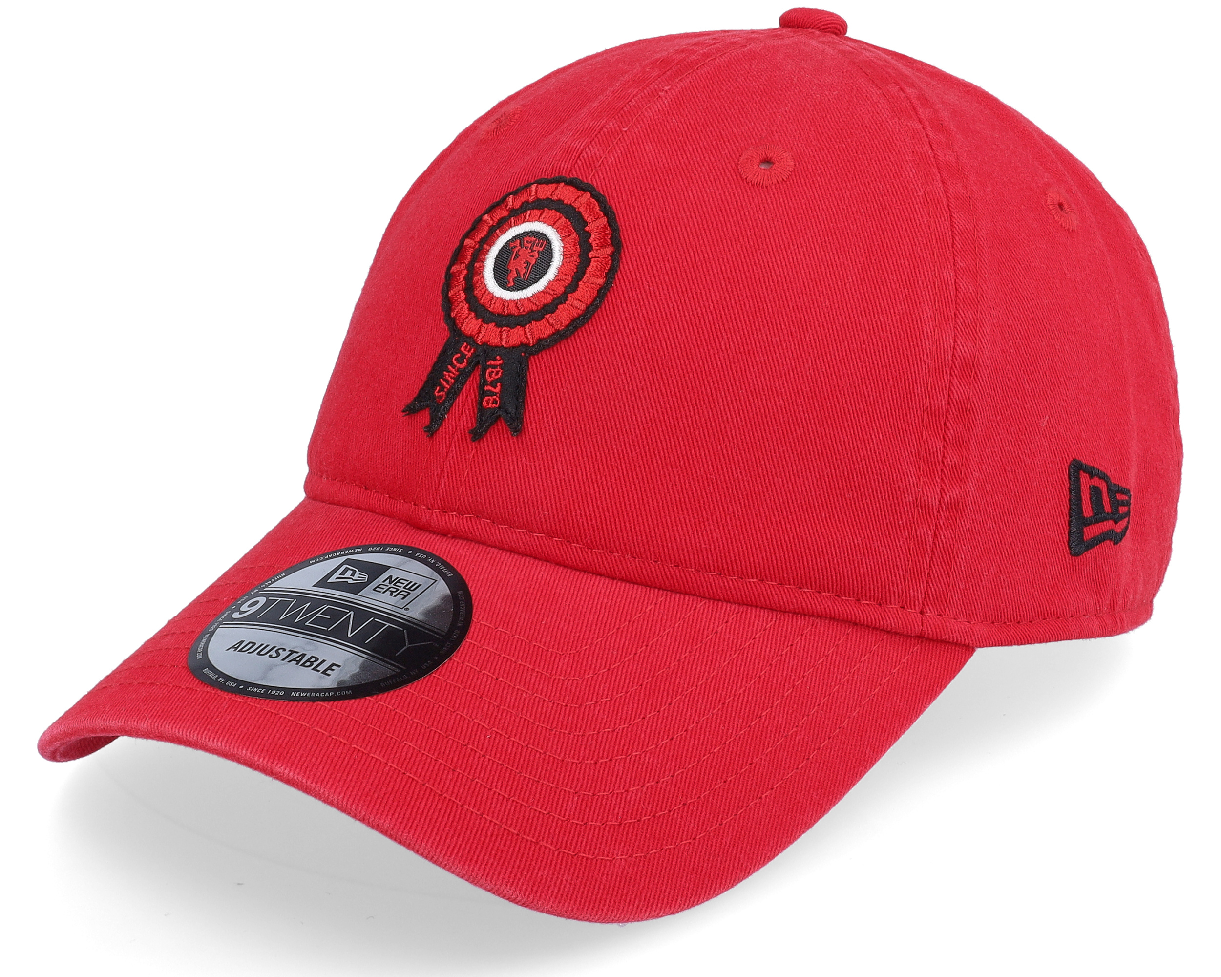 Manchester United Rosette 9TWENTY Red Dad Cap | Hatstoreworld.com