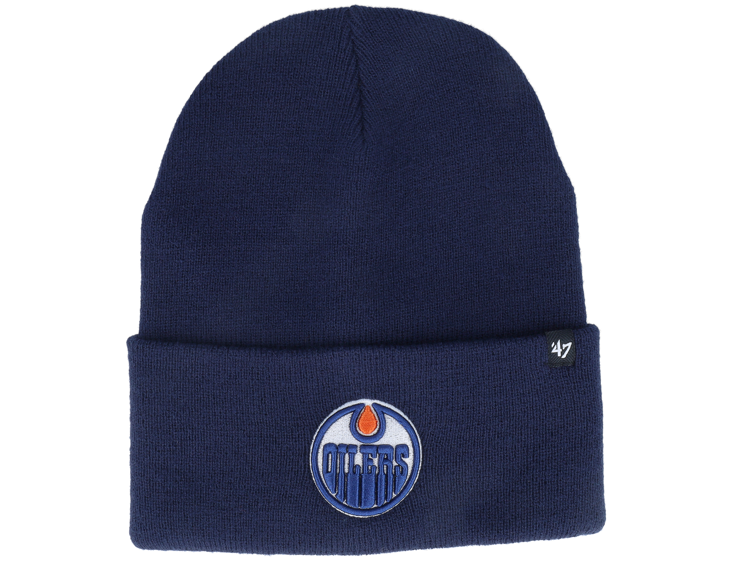 Edmonton Oilers NHL Haymaker 47 Knit Eoi Light Navy Cuff ...