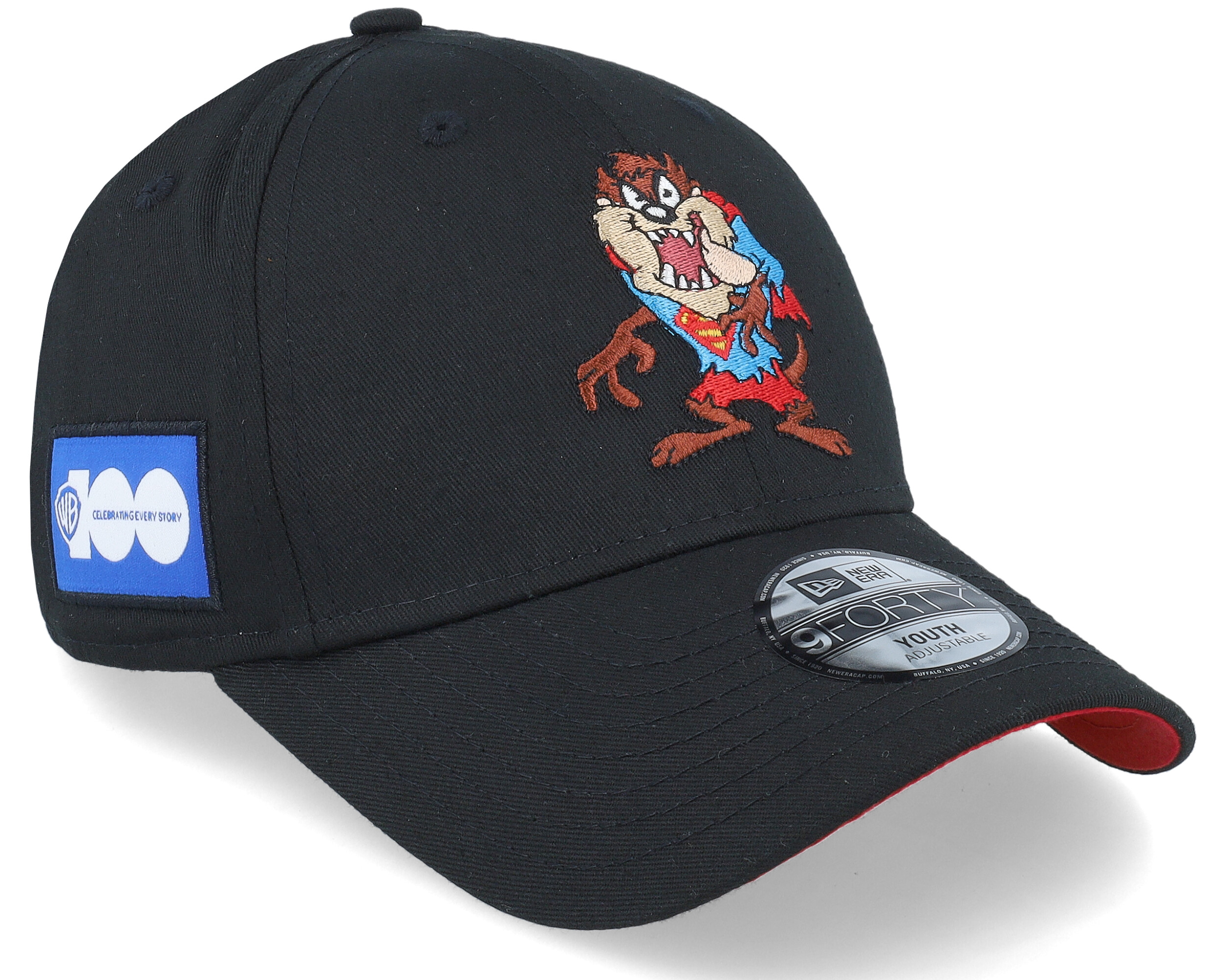 Kids Looney Tunes Taz Superman 9FORTY Black Adjustable | Hatstoreworld.com