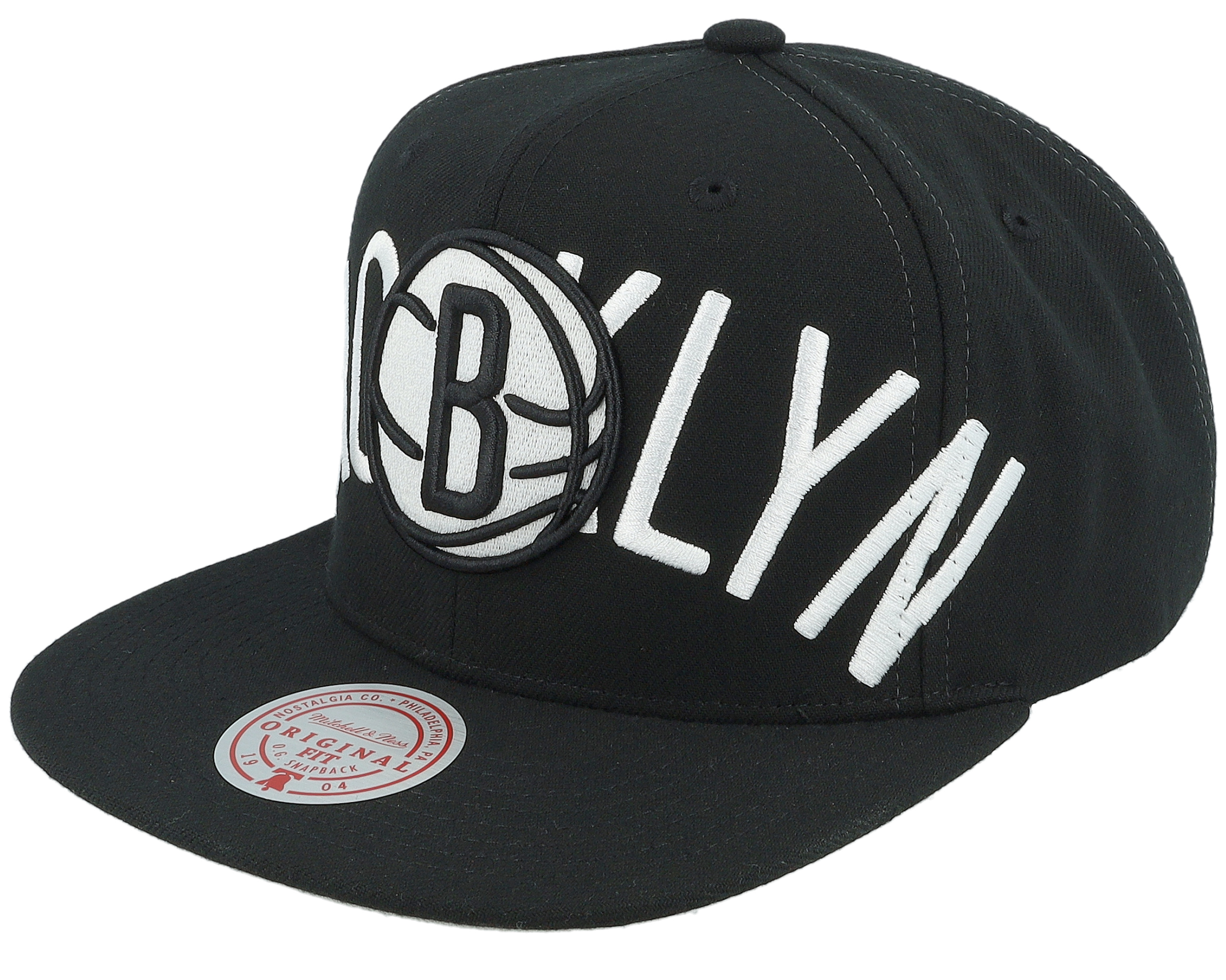 Brooklyn Nets Full Frontal Black Snapback | Hatstoreworld.com