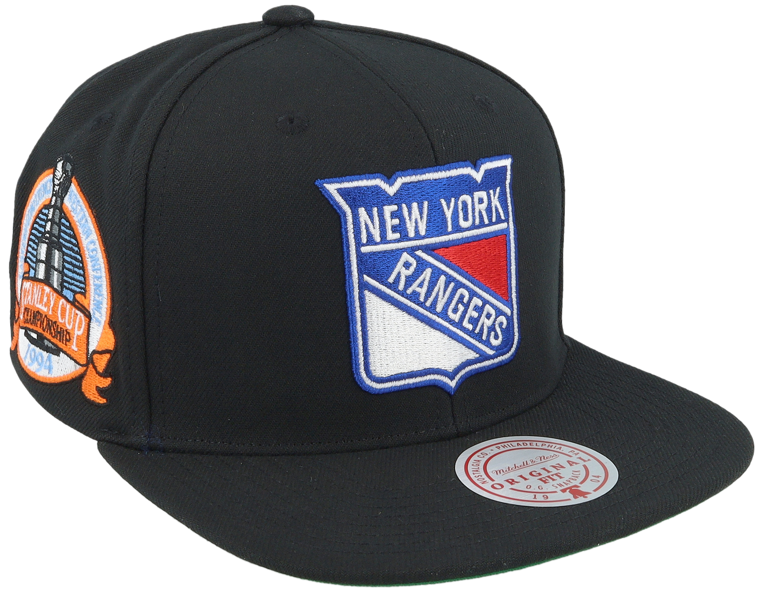 New York Rangers Top Spot Black Snapback | Hatstoreworld.com