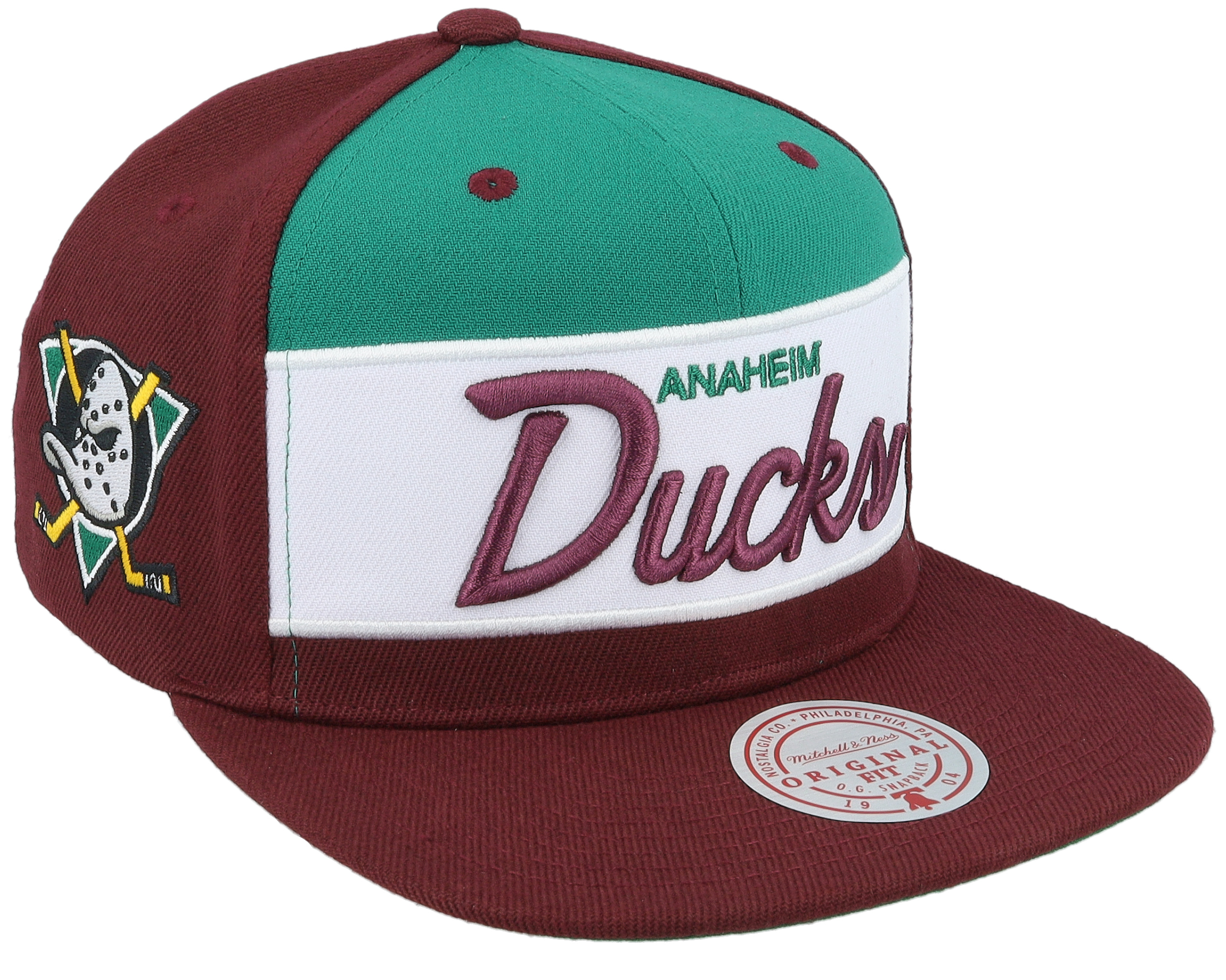Anaheim Ducks Retro Sport Vintage Purple Snapback | Hatstoreworld.com