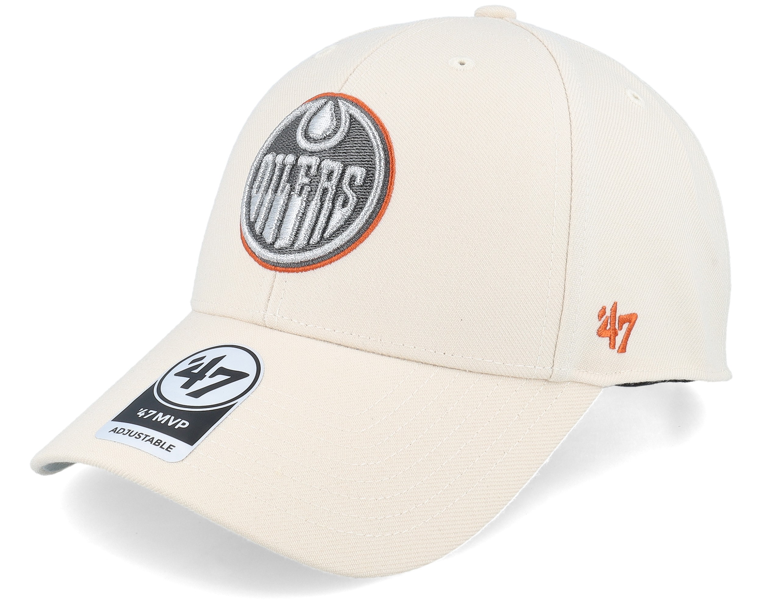 Edmonton Oilers NHL Metallic Mvp Natural Adjustable - 47 Brand ...