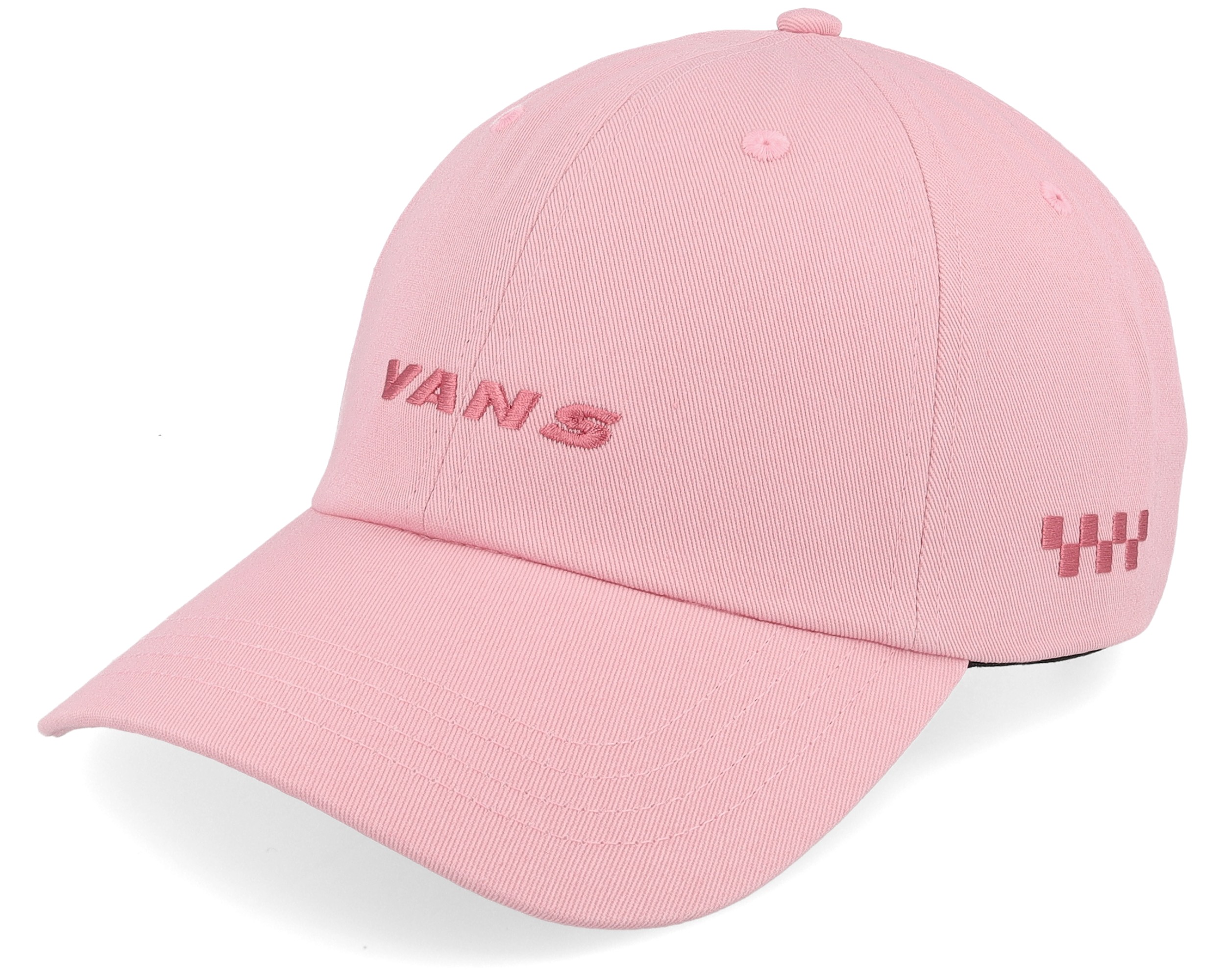 Check Side Curved Bill Jockey Pink Dawn Dad Cap | Hatstore.com