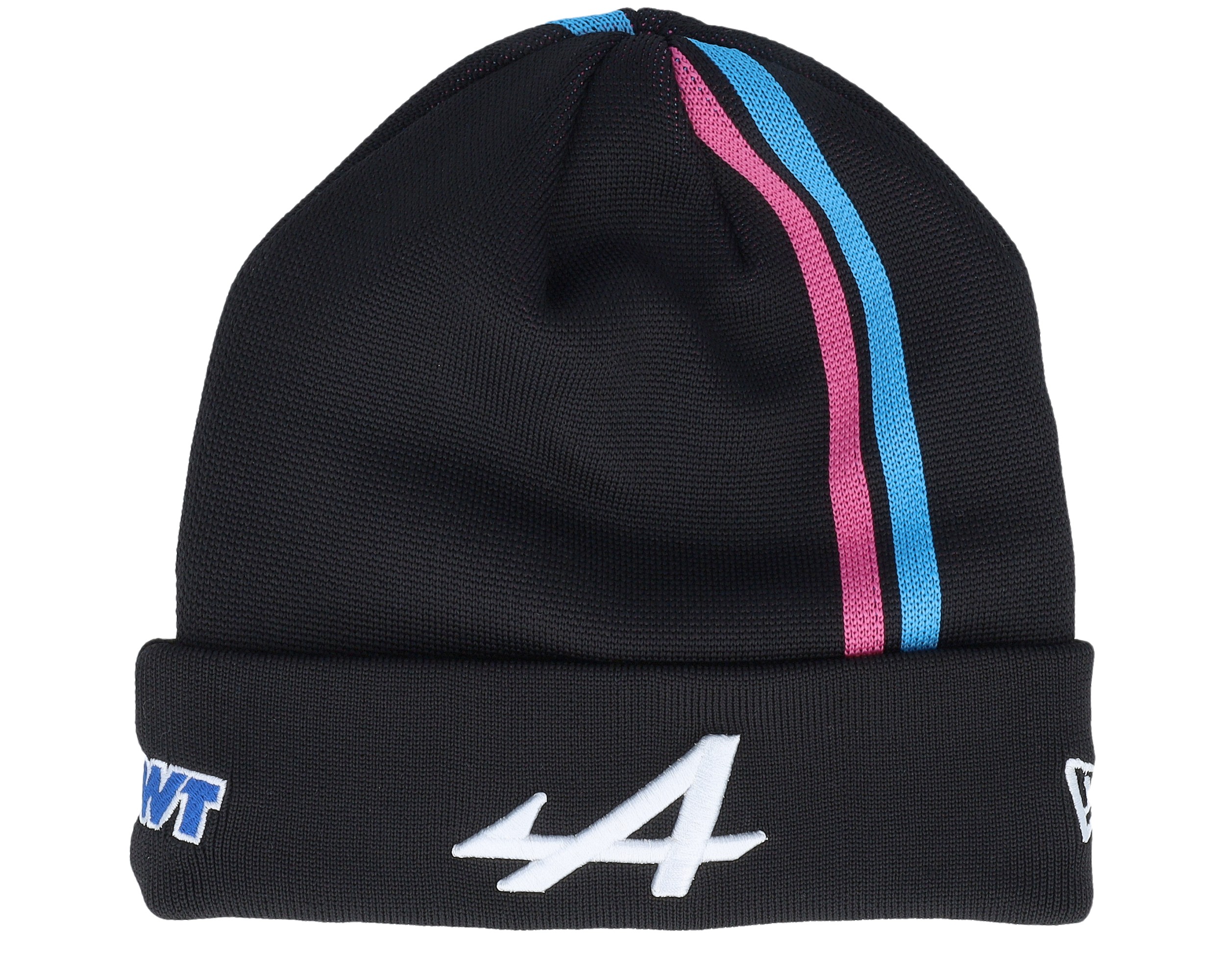Alpine F1 24 Team Stripe Knit Black Cuff | Hatstoreworld.com