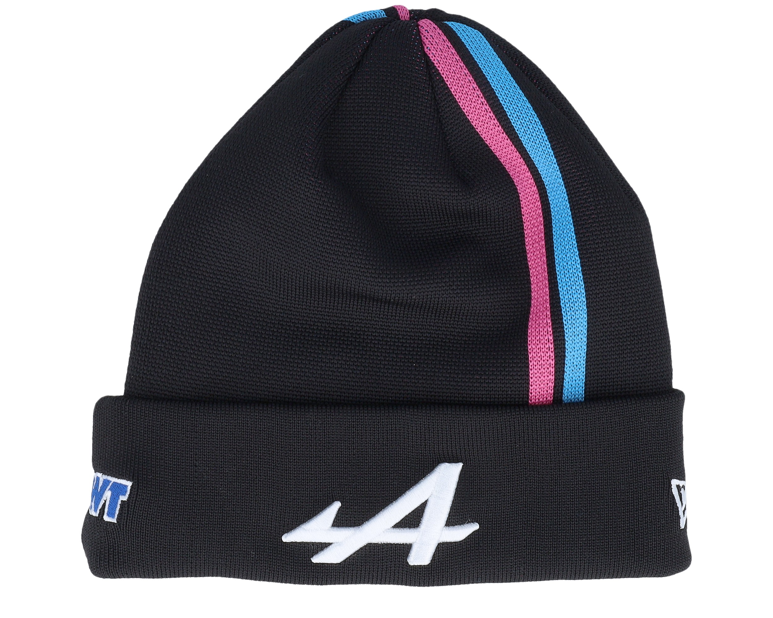 Alpine F1 24 Ocon Stripe Knit Black Cuff | Hatstoreworld.com