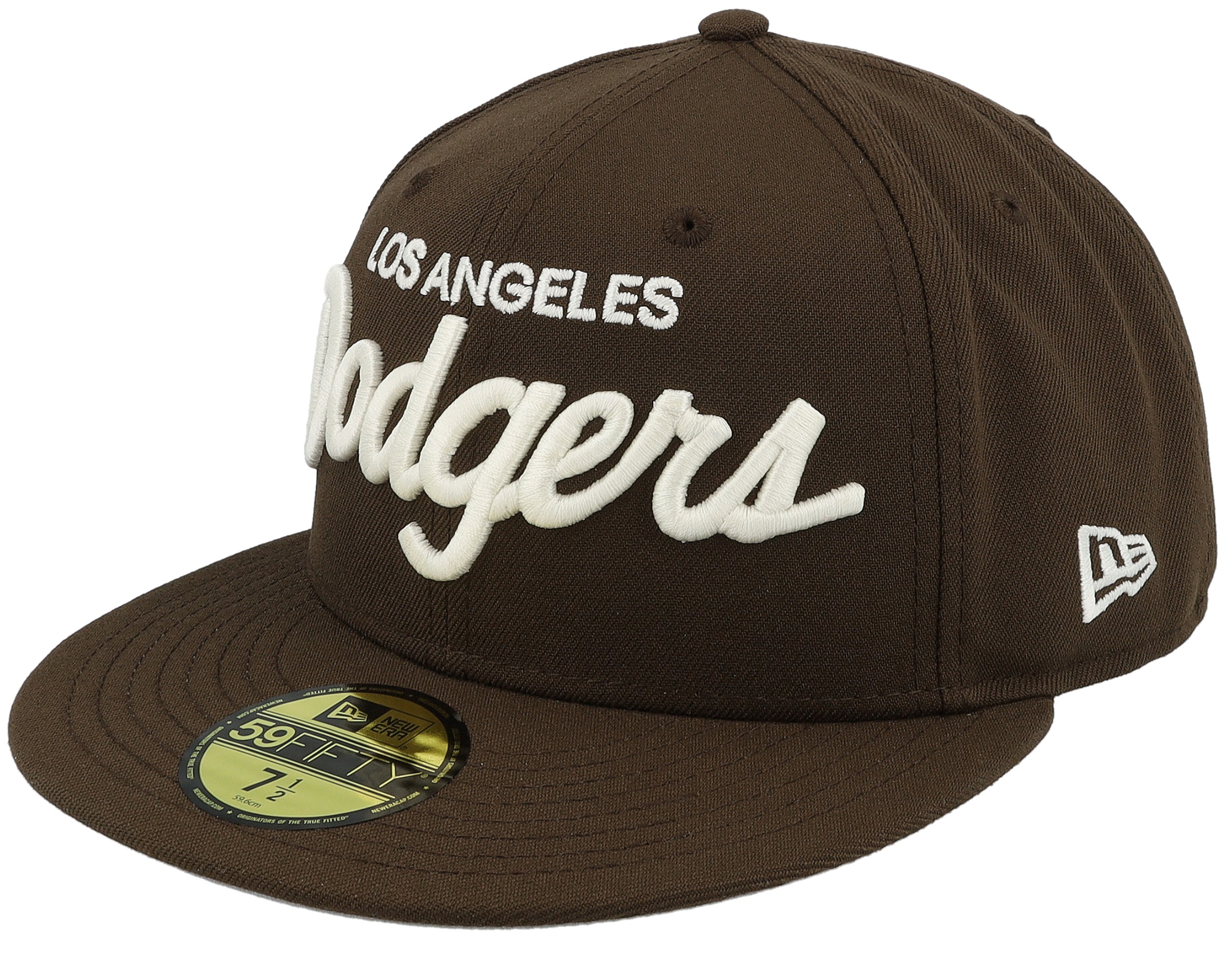Los Angeles Dodgers 59FIFTY Walnut Script Fitted | Hatstore.fi