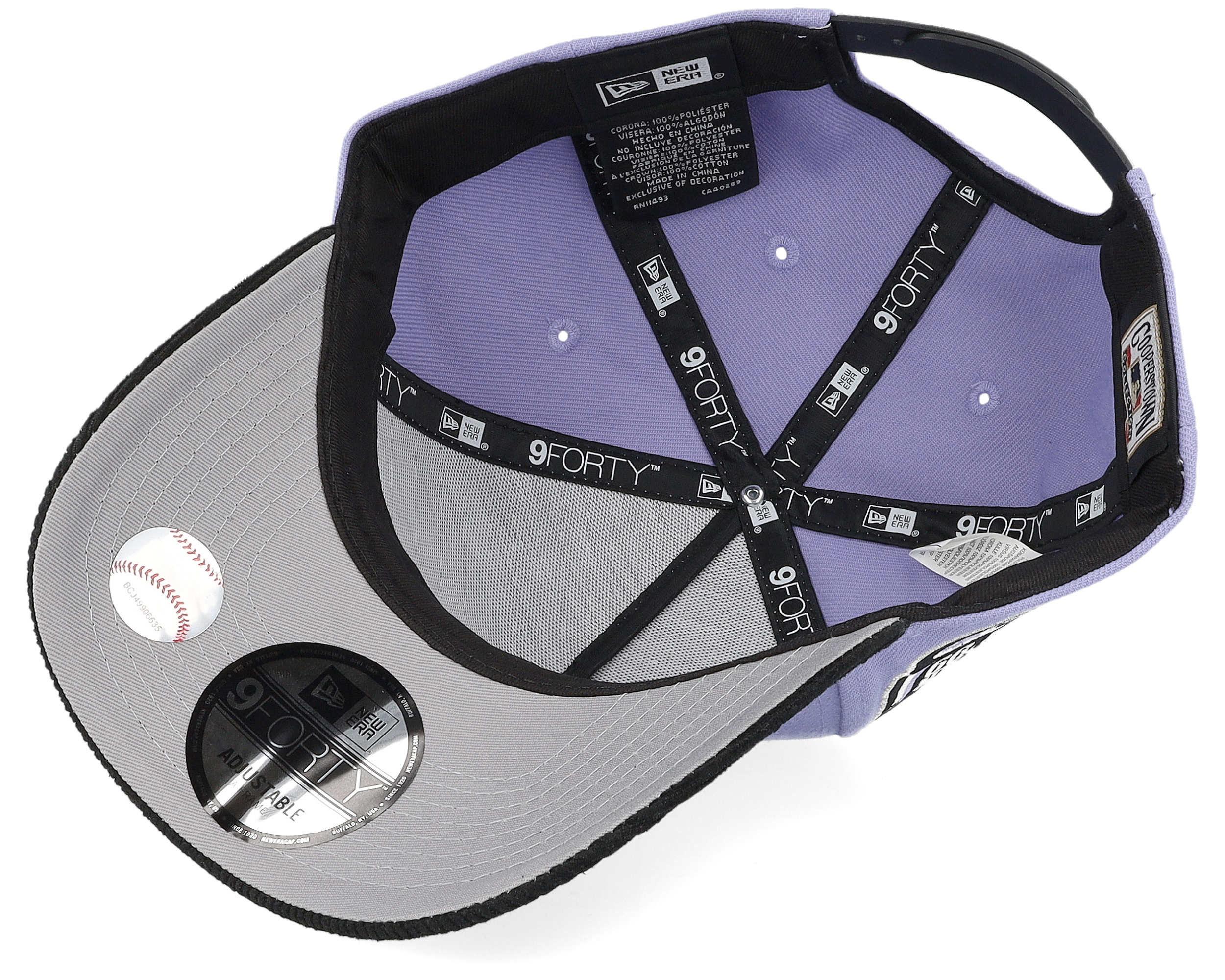 Hatstore Exclusive x Boston Red Sox Violet Crown 9FORTY Lavender/Black ...