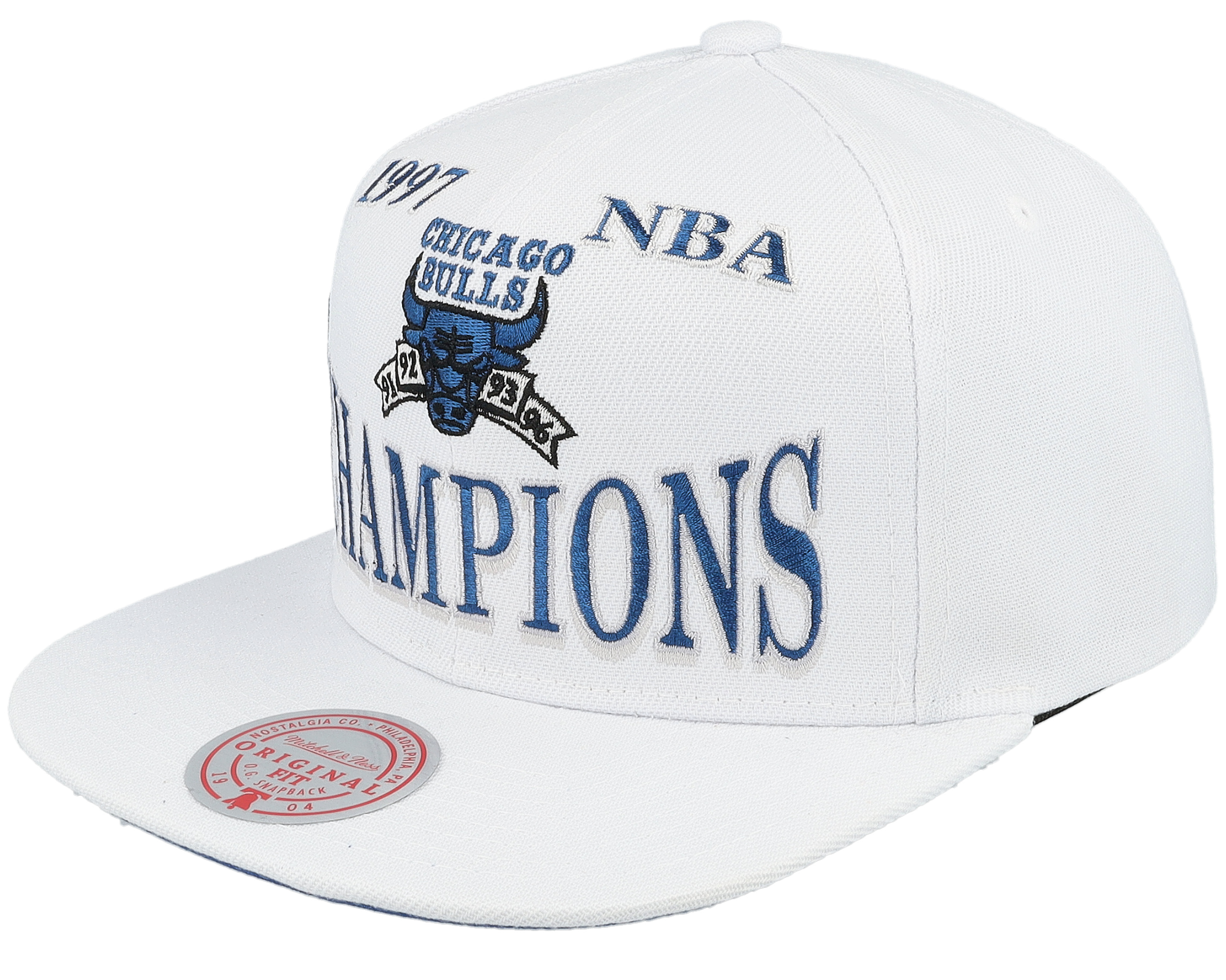 Chicago Bulls 97 Champ Flipside White Snapback - Mitchell & Ness ...