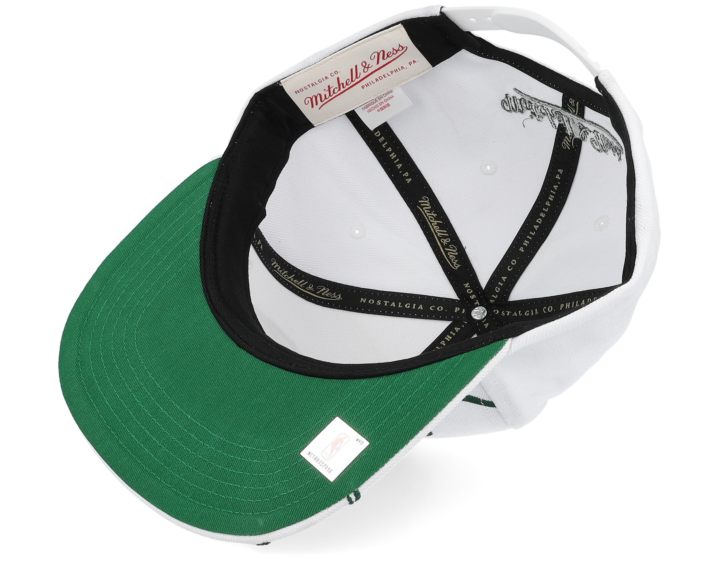 Milwaukee Bucks Aftershock White Snapback - Mitchell & Ness 棒球帽 ...
