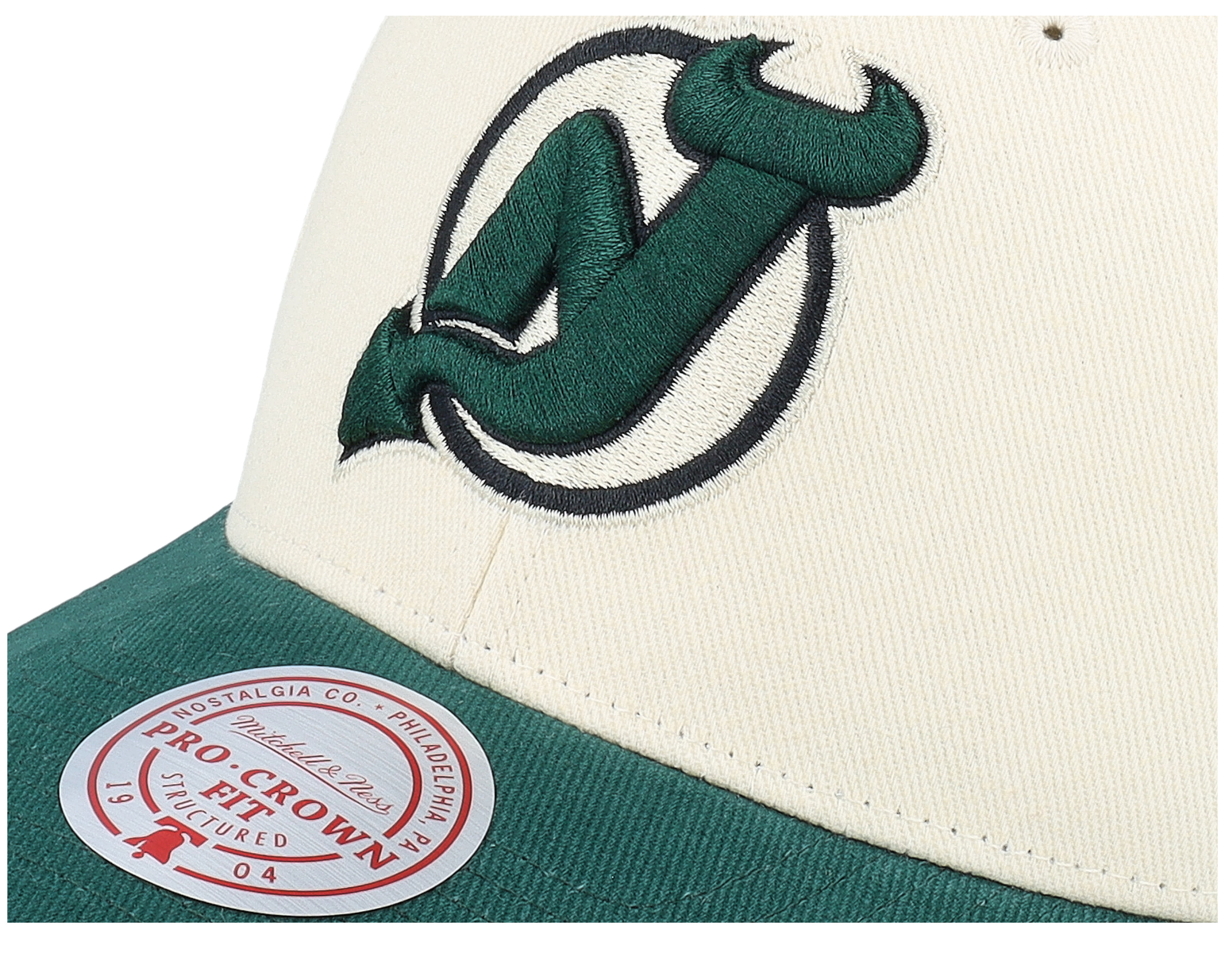 Hatstore Exclusive x New Jersey Devils Grand Suede Cream/Dark Green ...