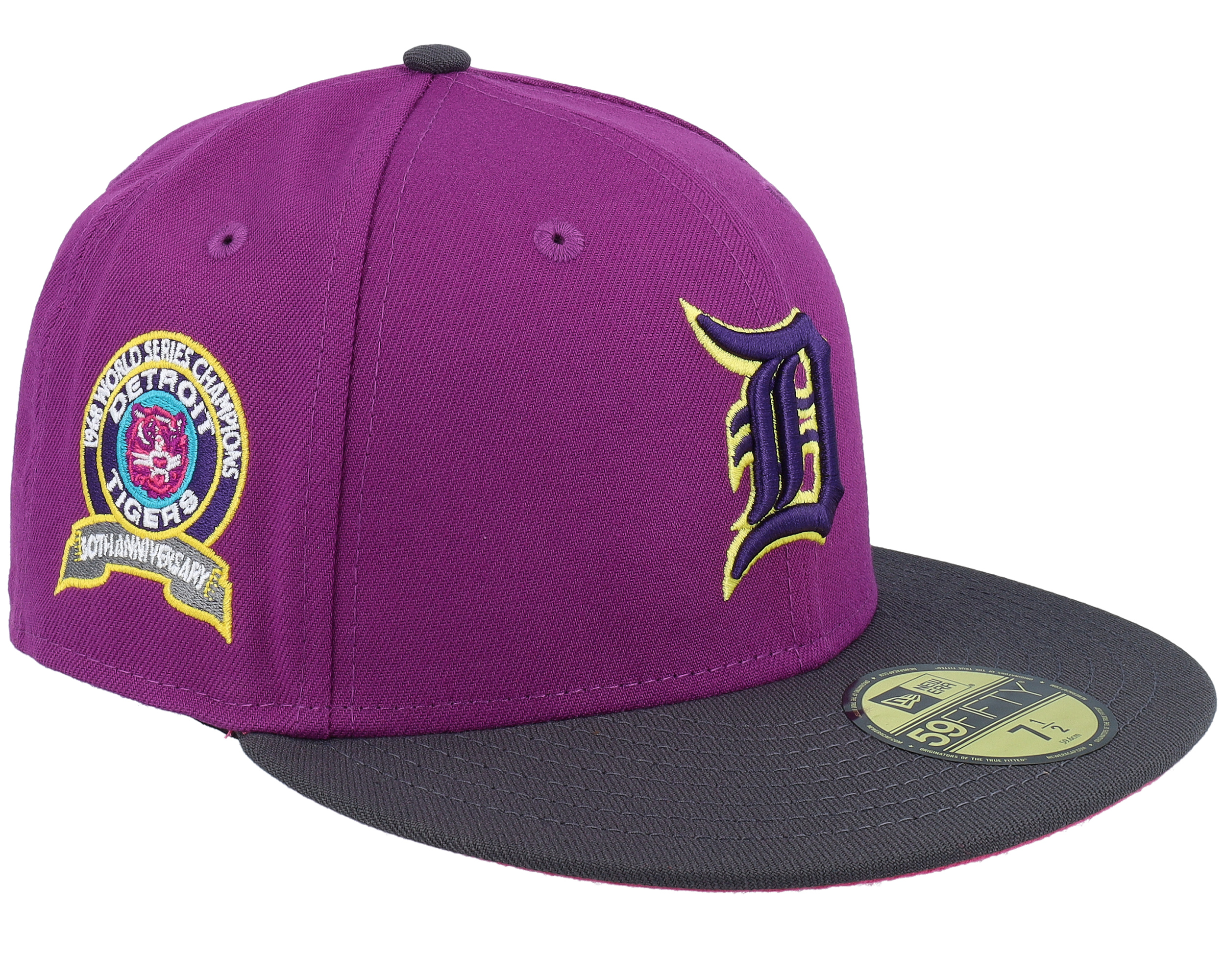 Detroit Tigers Blurple Duo 59FIFTY 50 Sparkling Dark Graphite/Purple ...