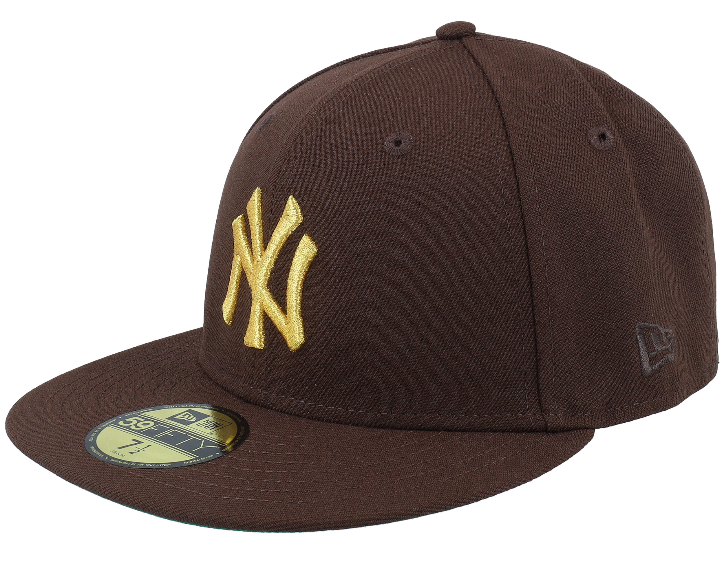 New York Yankees Brown Bear 59FIFTY World Series 98 Burnt Wood Fitted ...