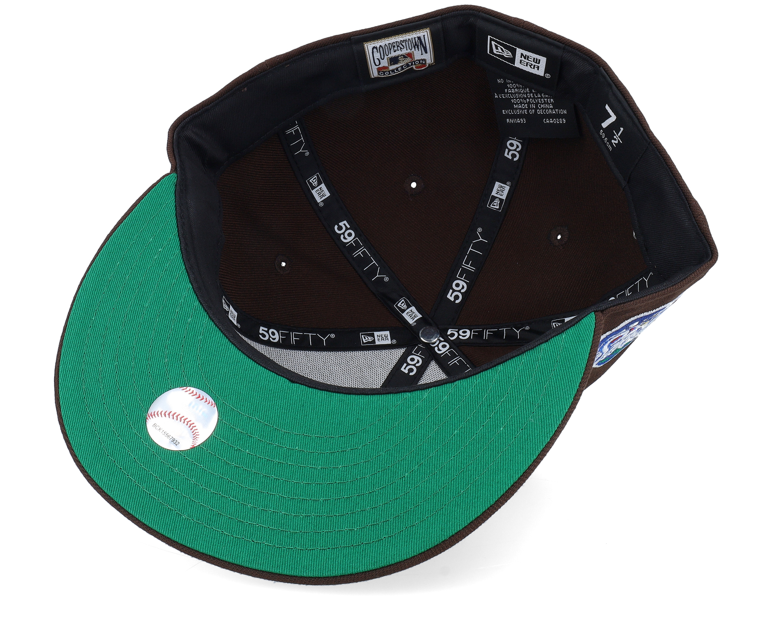 New York Yankees Brown Bear 59FIFTY World Series 98 Burnt Wood Fitted ...
