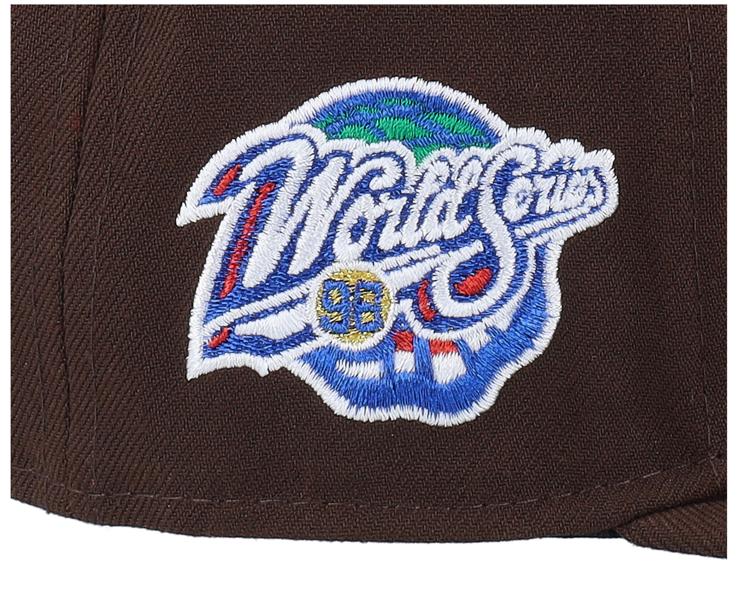 New York Yankees Brown Bear 59FIFTY World Series 98 Burnt Wood Fitted ...