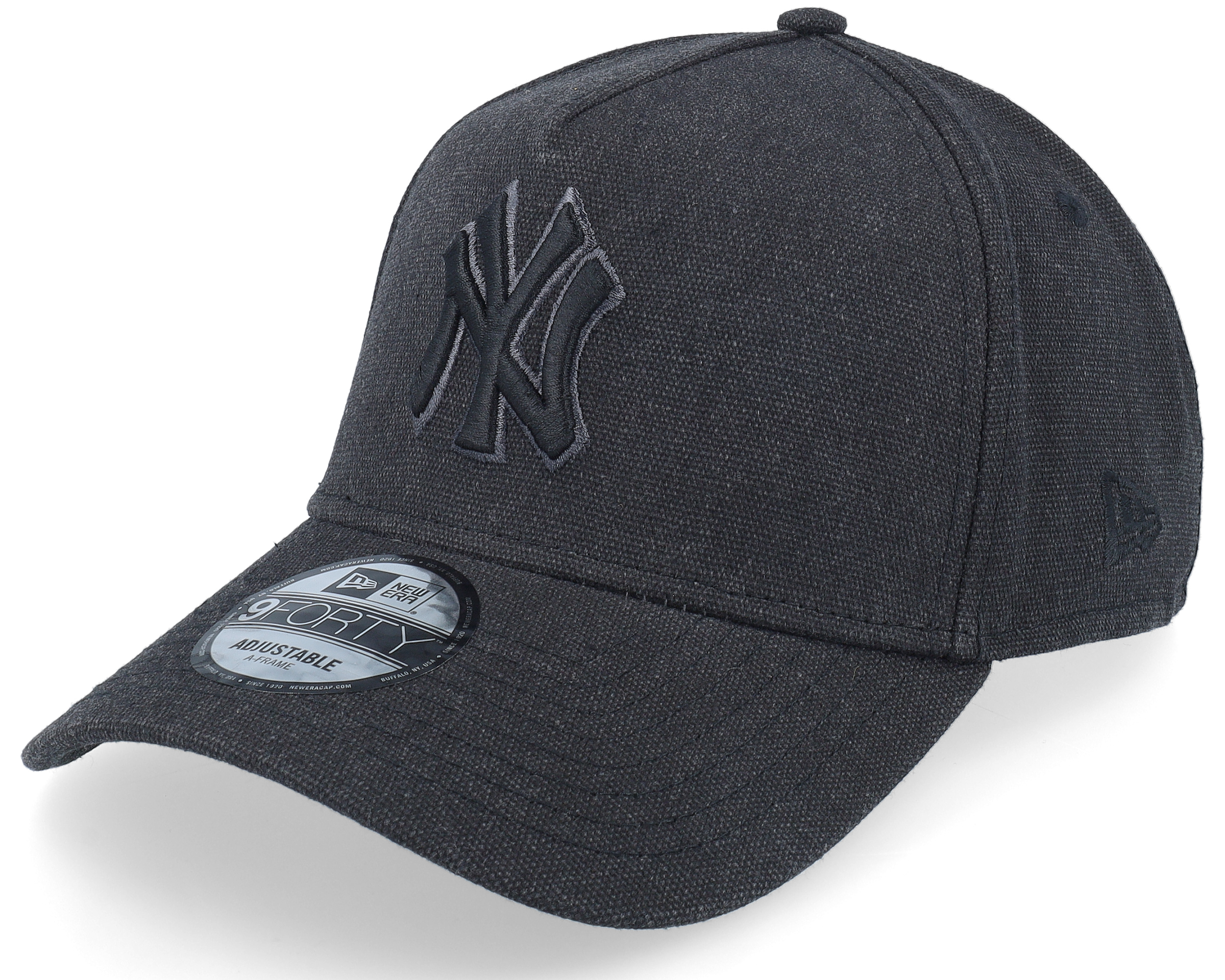 New York Yankees Canvas Logo Essentials Black A-frame Adjustable ...