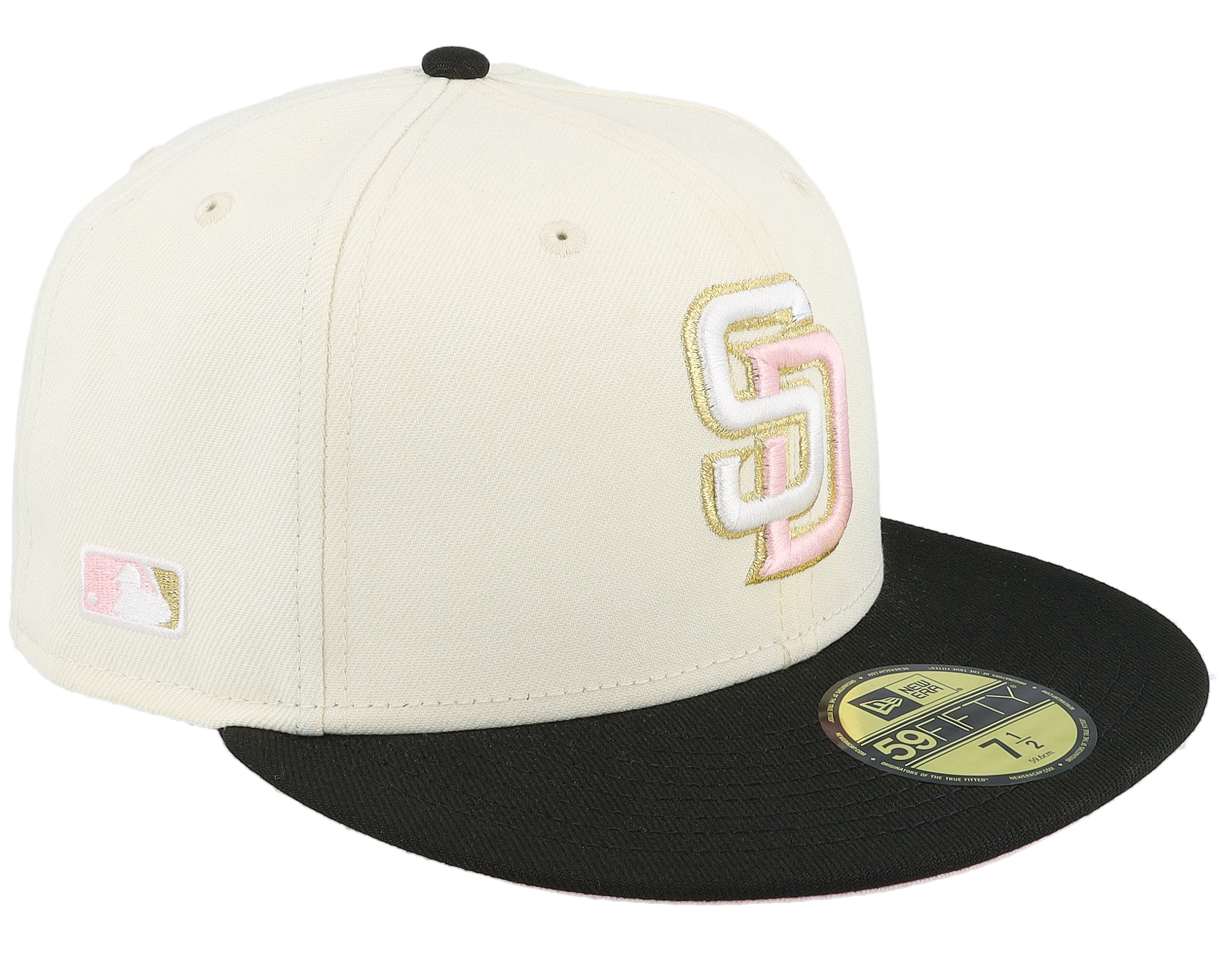 Gelato Hills 59FIFTY MLB Side Chrome/Black/Pink UV Fitted - New Era ...