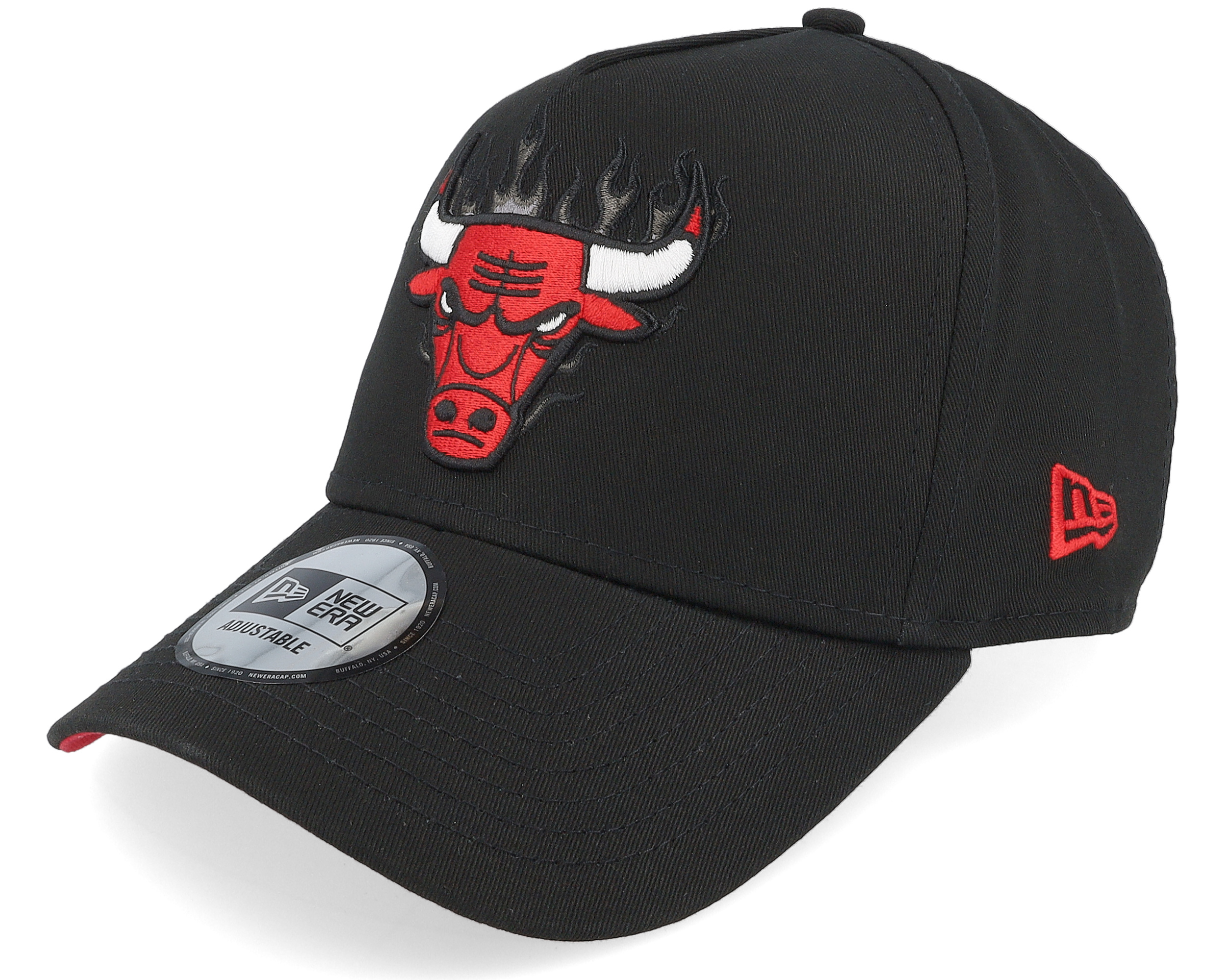 Chicago Bulls NBA Flame Black A-fram Adjustable | Hatstoreworld.com