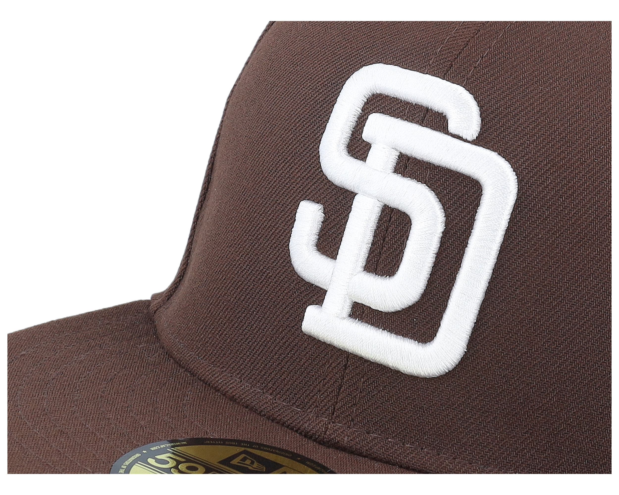 San Diego Padres MLB Cooperstown Patch 59FIFTY Walnut Fitted - New Era ...