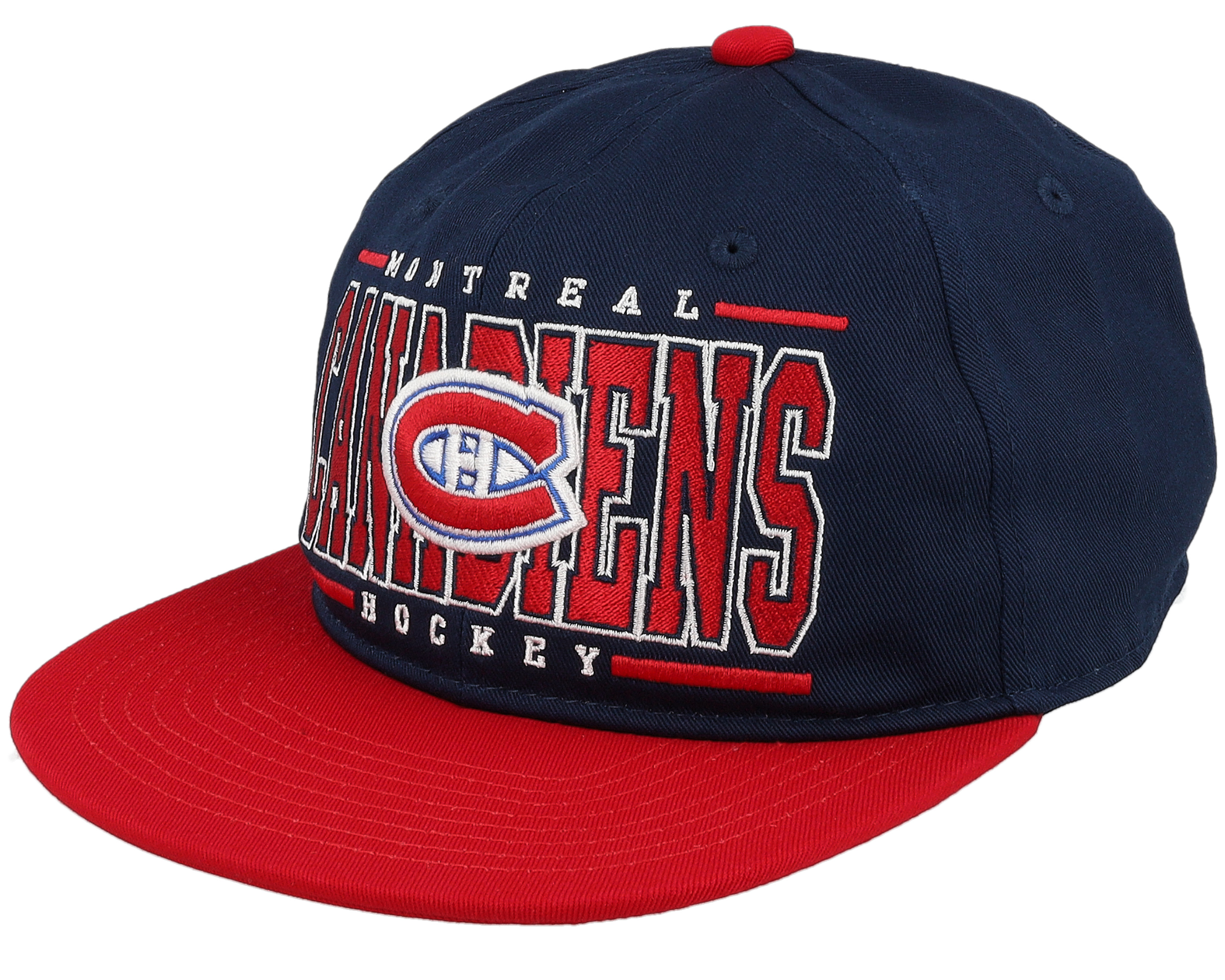 Kids Montreal Canadiens Logo Flatbrim Cap Navy/Red Snapback ...