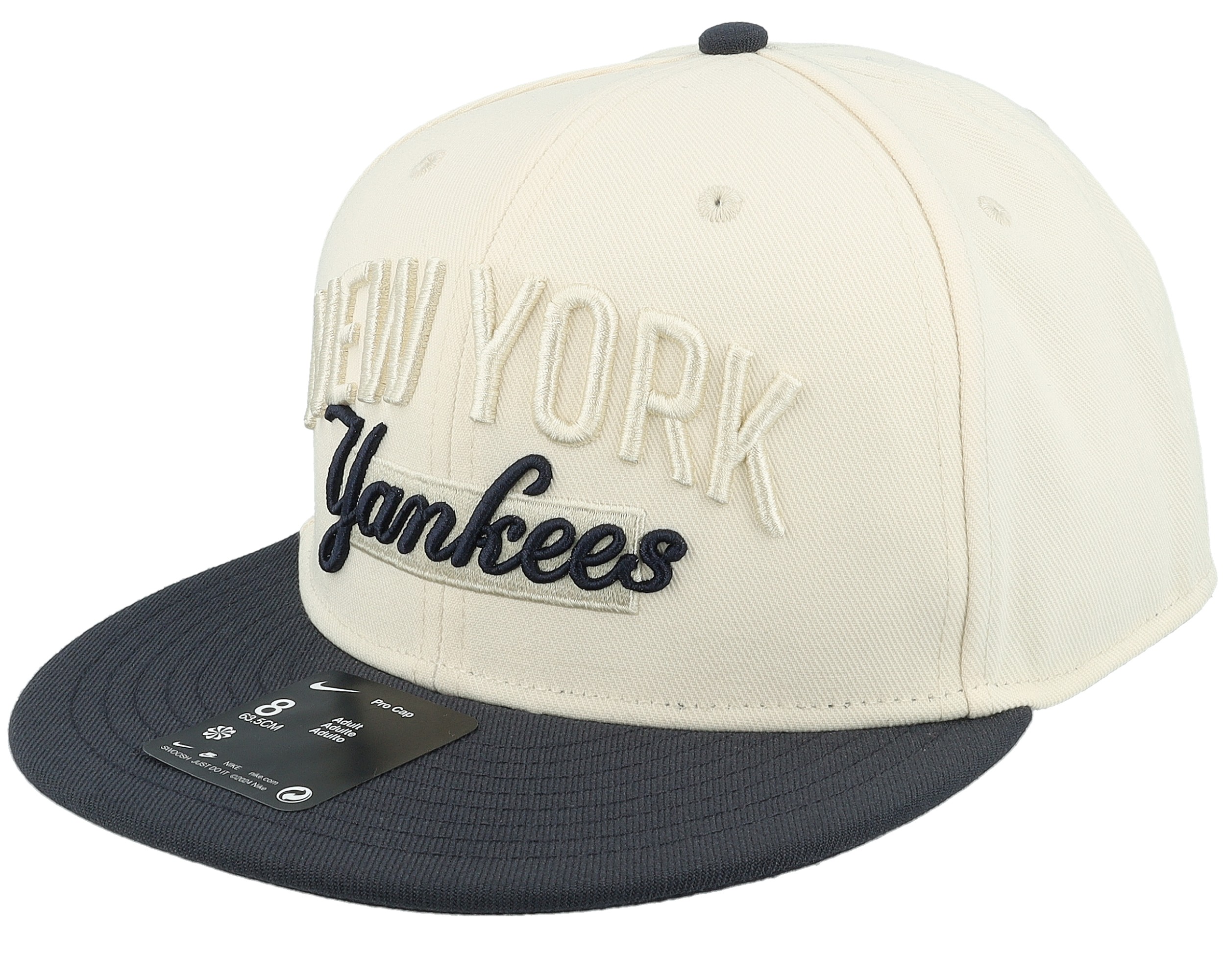 New York Yankees Statement Dri-fit Fitted Natural/Blue Fitted - Nike ...