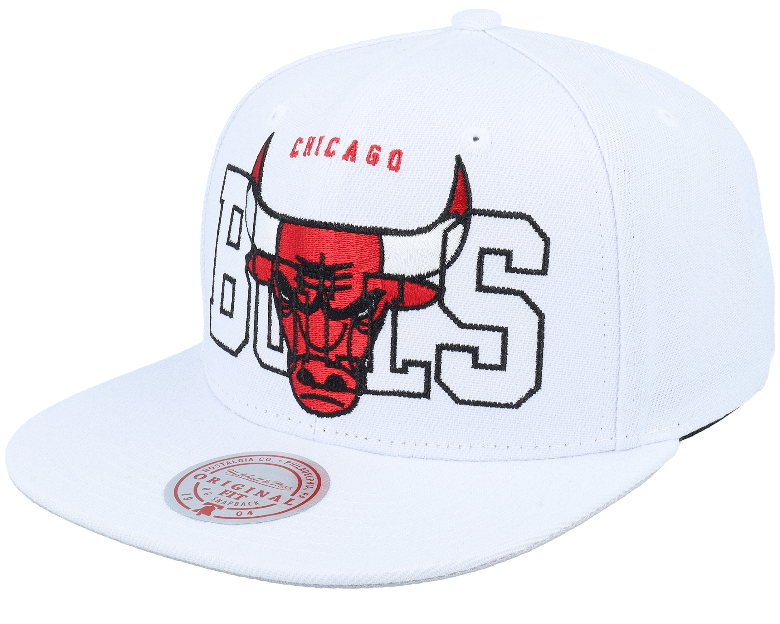 Chicago Bulls See Through White Snapback - Mitchell & Ness ...