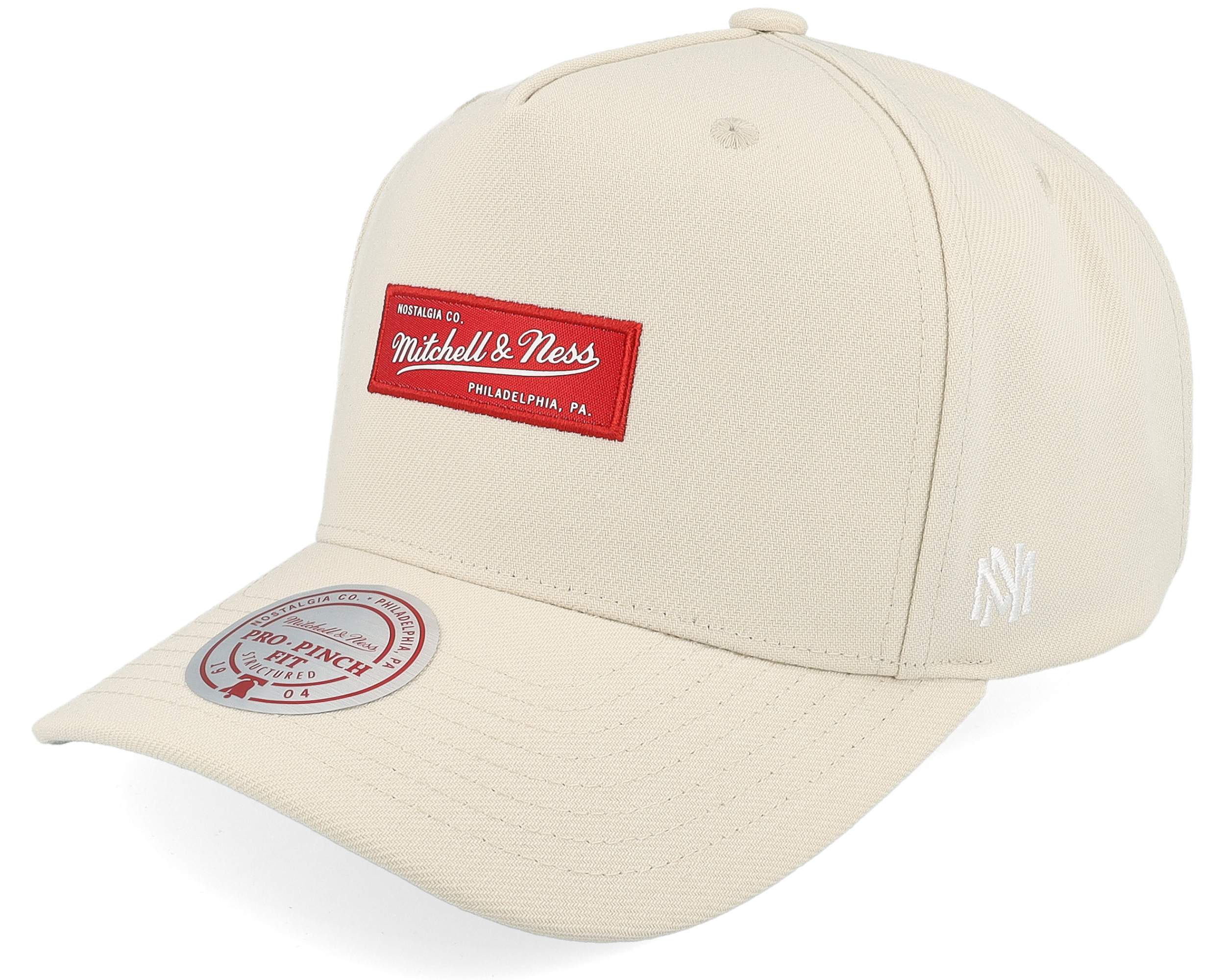 Branded Box Logo Pro Crown Sand A-Frame Adjustable | Hatstoreworld.com