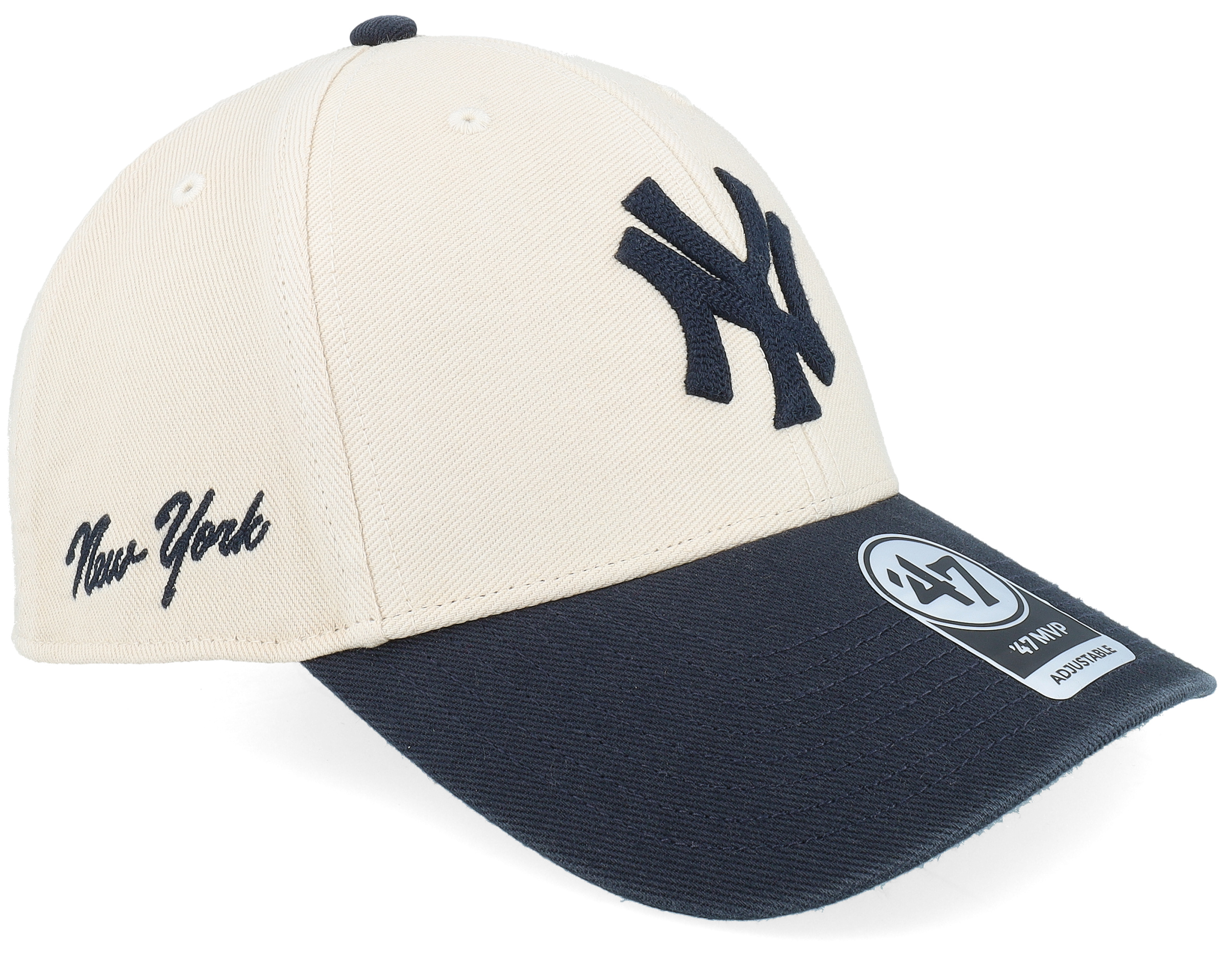 New York Yankees MLB 47 Mvp Cap Sandstone/Navy Adjustable ...