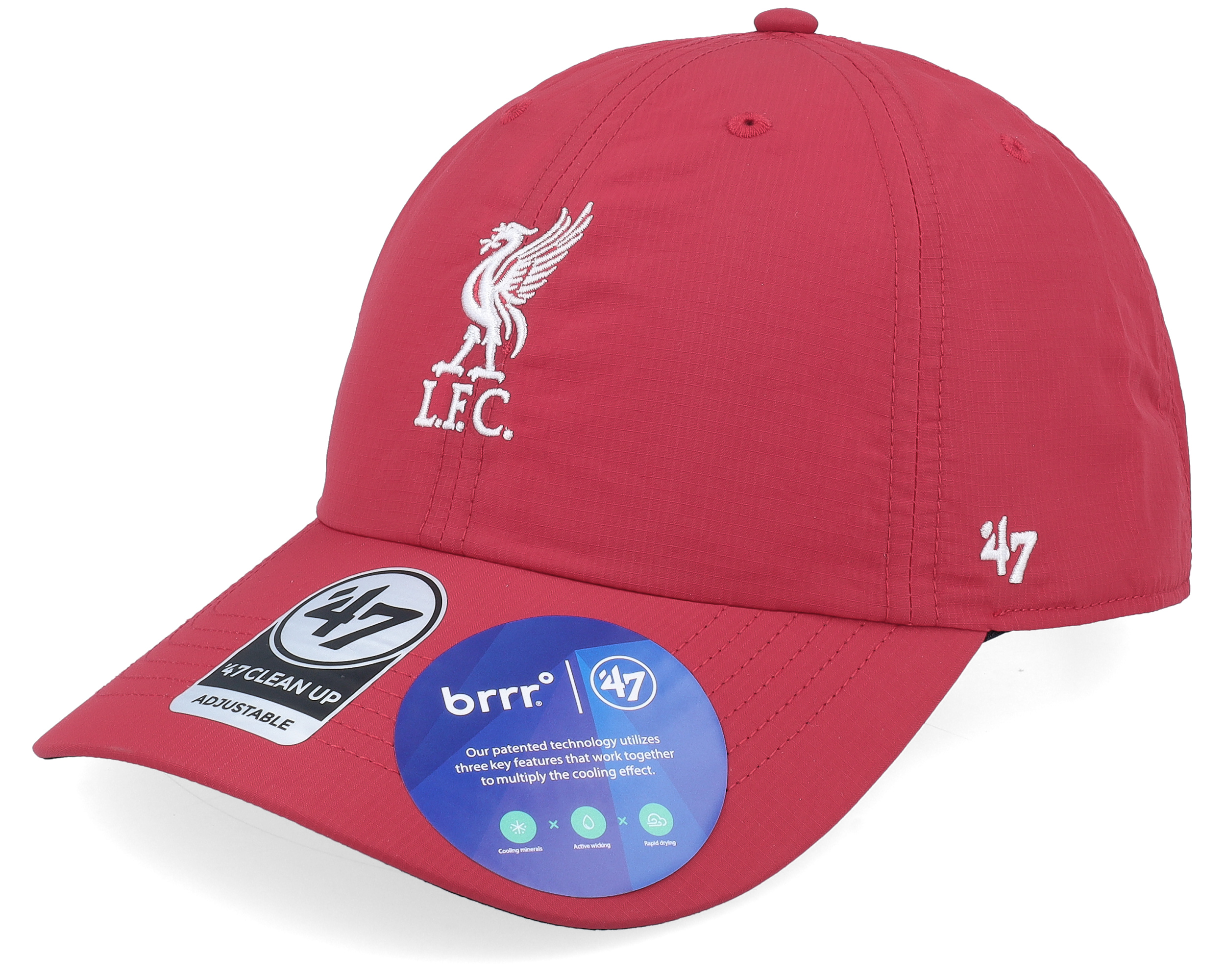 Liverpool Epl-brrr Clean Up Cap Red Dad Cap | Hatstore.com