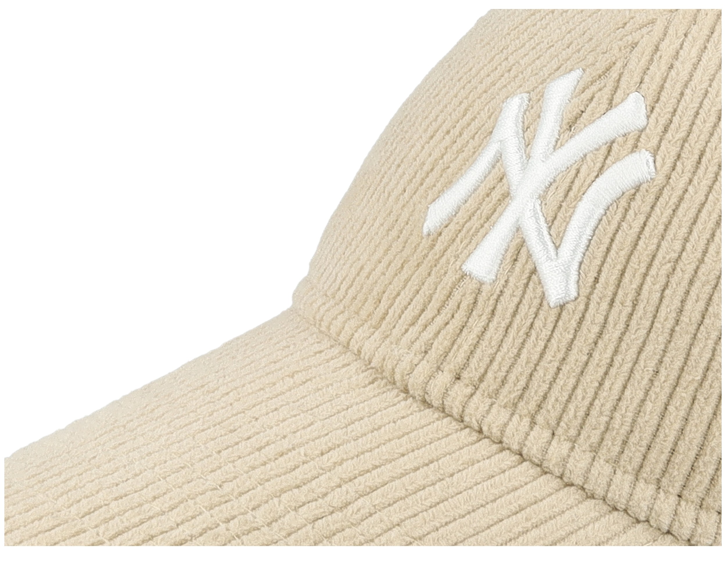 New York Yankees Womens Corduroy 9TWENTY Stone/White Dad Cap - New Era ...