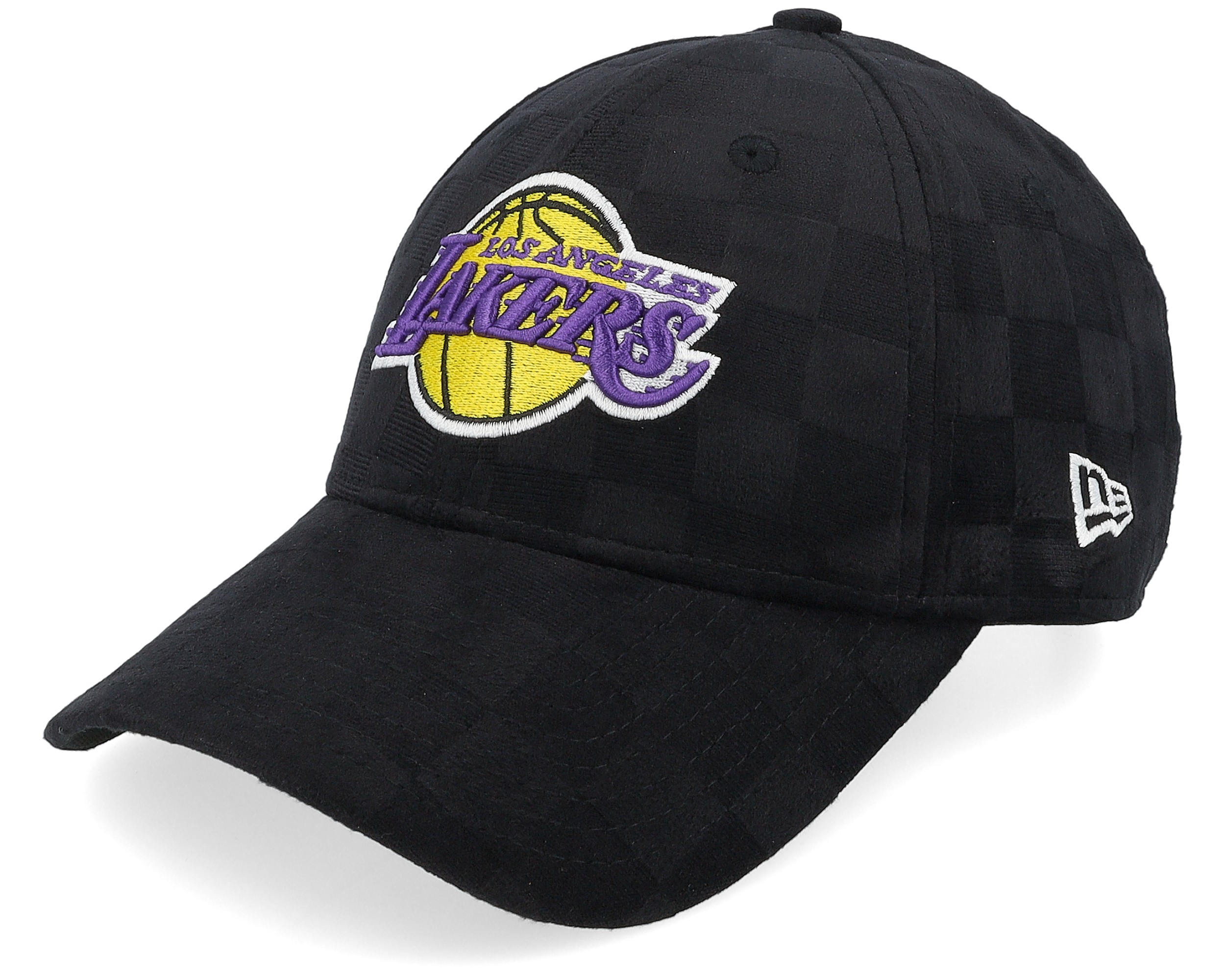 Los Angeles Lakers Tonal Check 9FORTY Black Adjustable - New Era หมวก ...