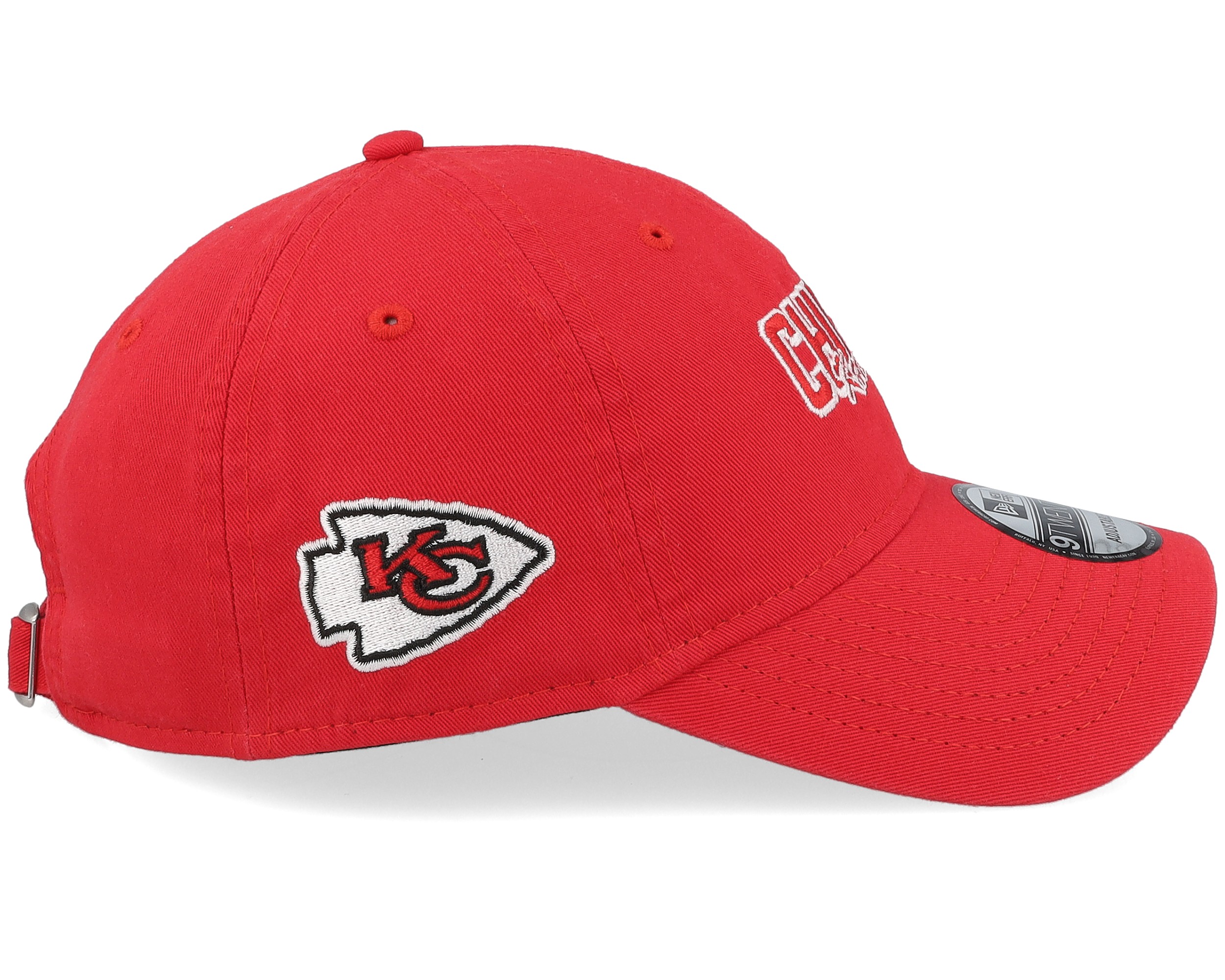 Kansas City Chiefs NFL Script 9TWENTY Red Dad Cap - New Era Cap ...